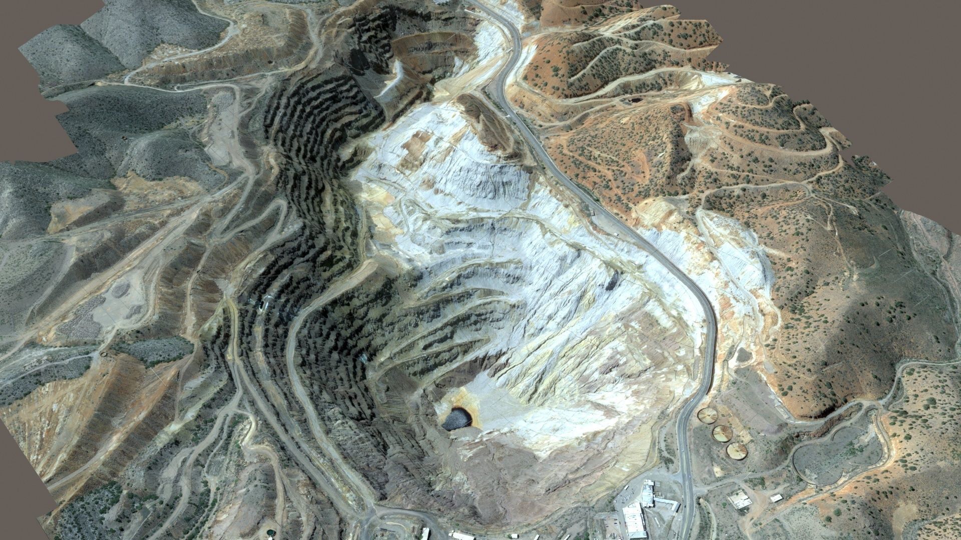 Opencast mine Lavender Pit 3D model | CGTrader