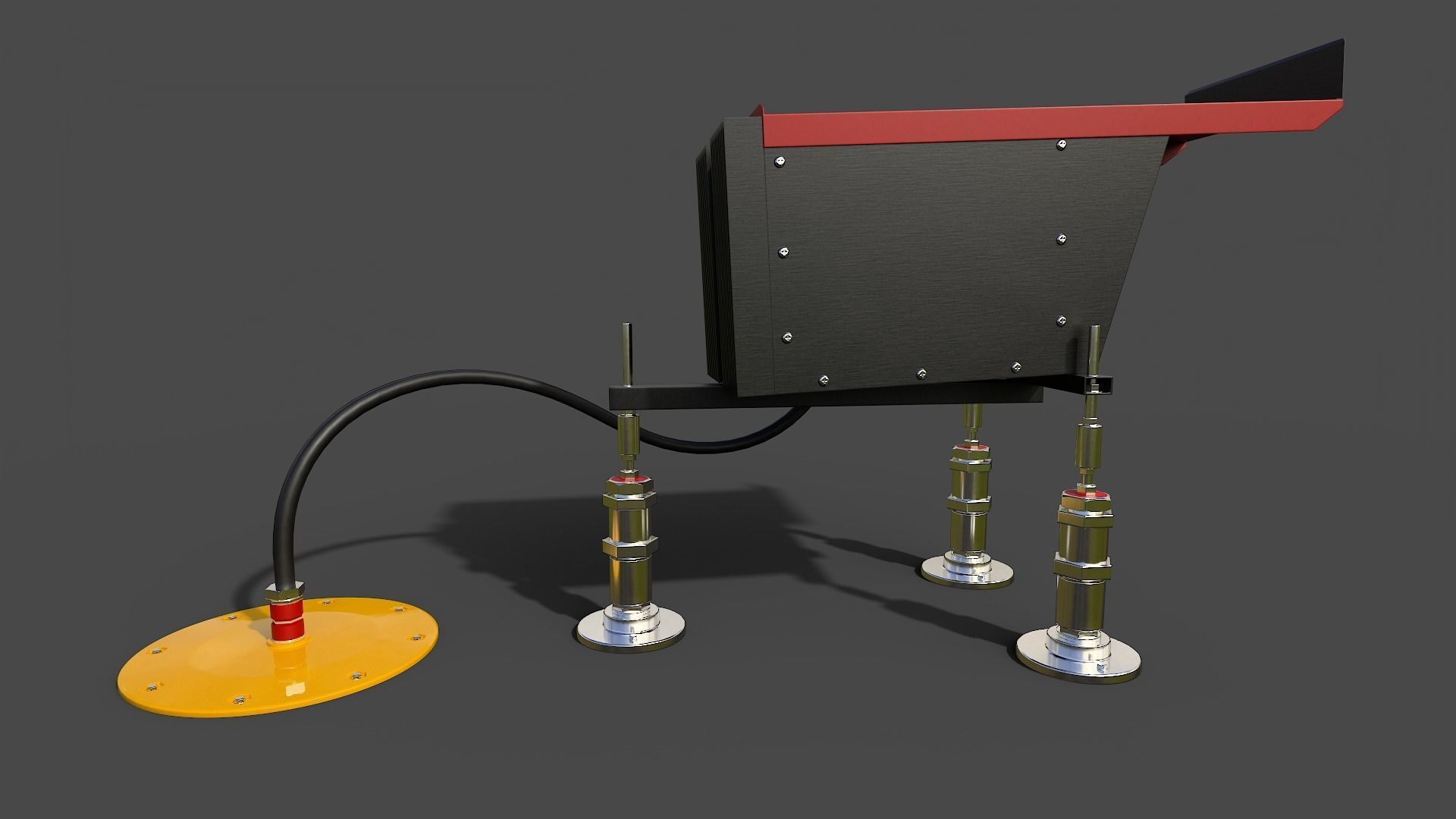 3D model Papi Low-Poly gas pump with hose VR / AR / low-poly | CGTrader