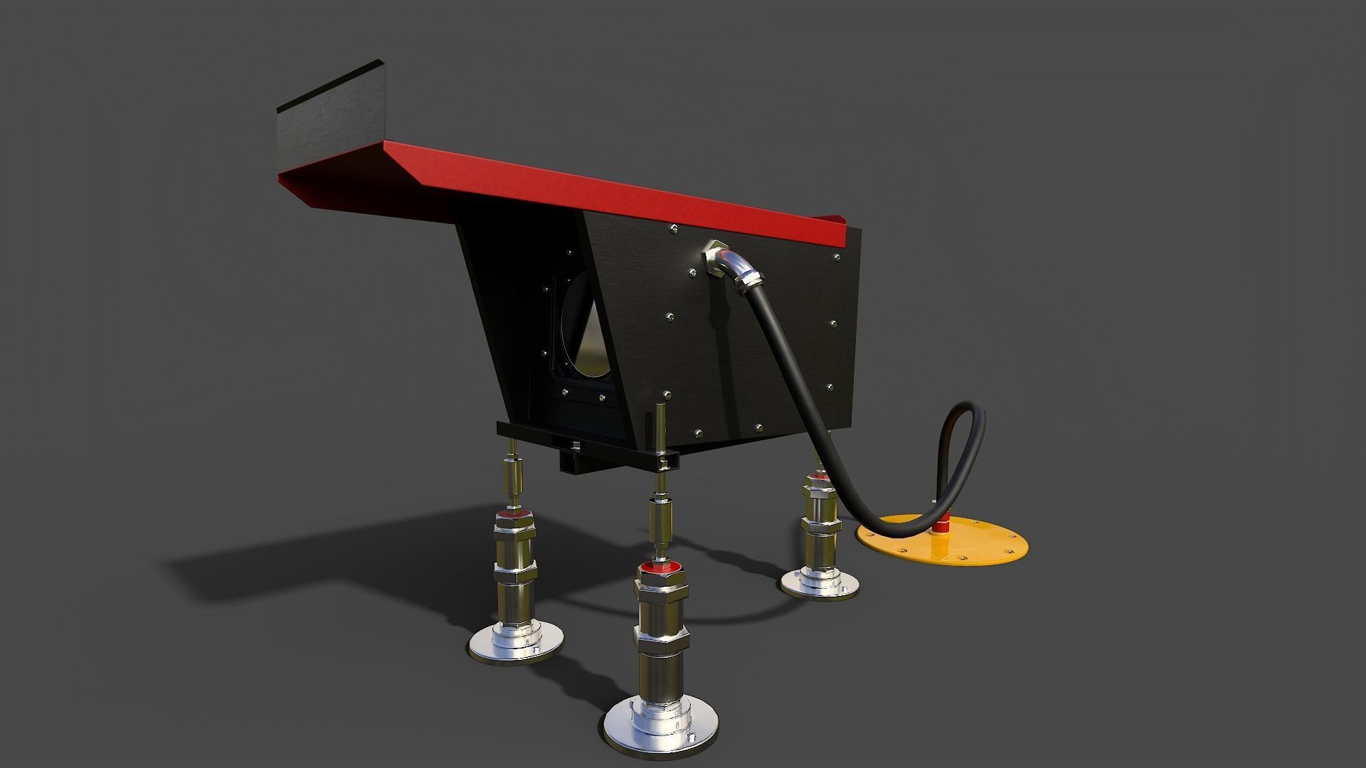 3D model Papi Low-Poly gas pump with hose VR / AR / low-poly | CGTrader