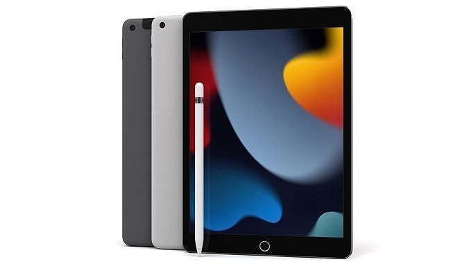 Apple iPad 10-2 2021 All Colors With pencil 3D model | CGTrader