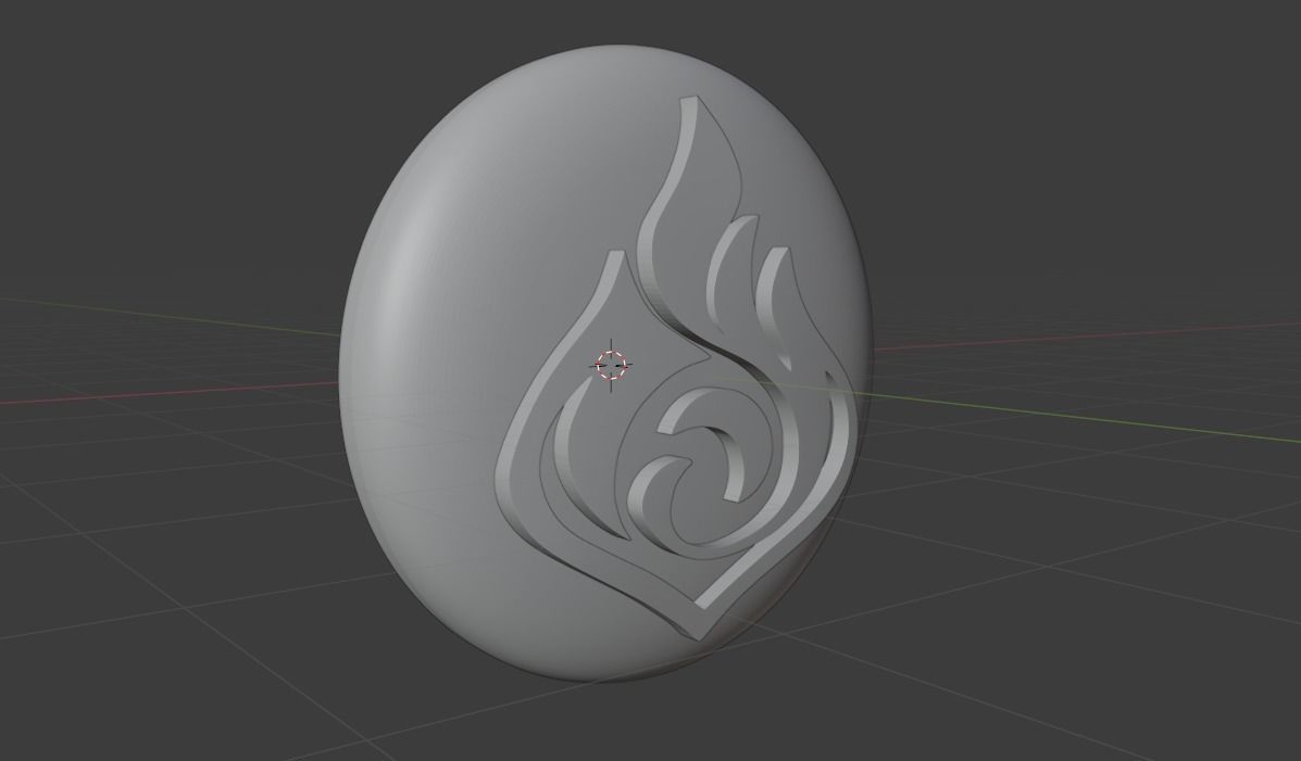 Mondstadt Vision Set - Genshin Impact - Vision Frame and 7 Stone 3D ...