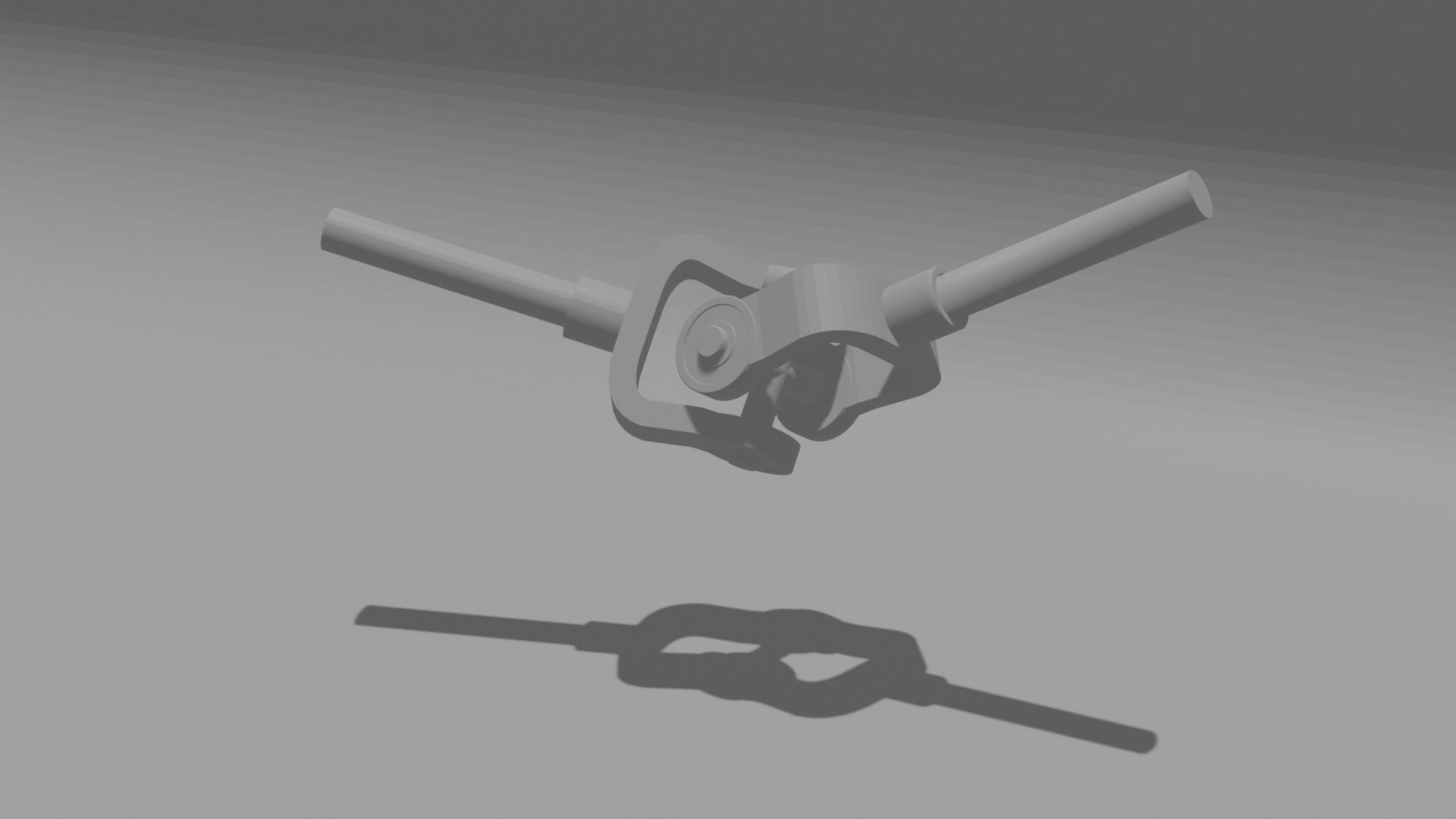 Cardan shaft 3D model animated rigged | CGTrader