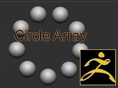 Circle Array addon for Zbrush 3D model | CGTrader