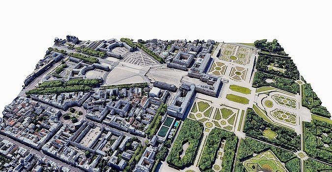 3D model Versailles Palace VR / AR / low-poly | CGTrader