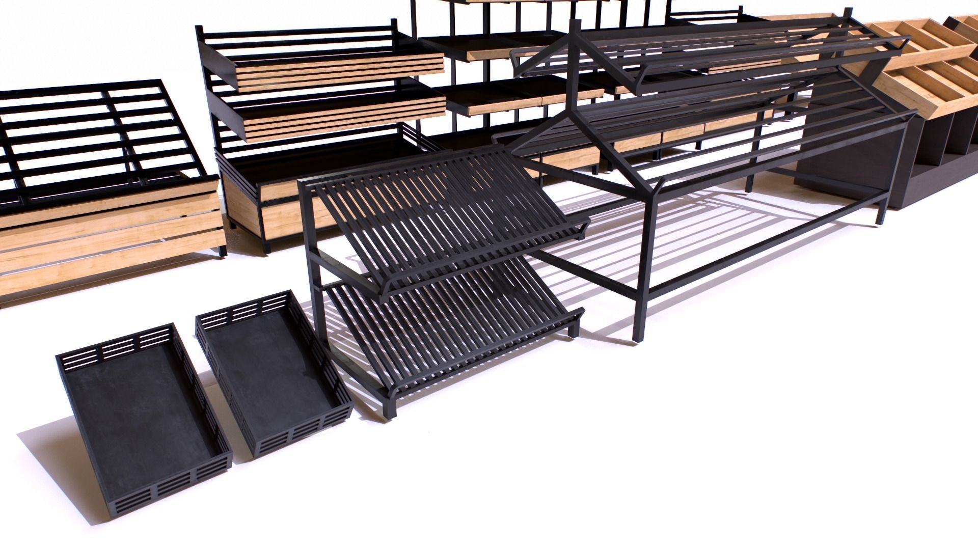 3D model Racks and stands VR / AR / low-poly | CGTrader