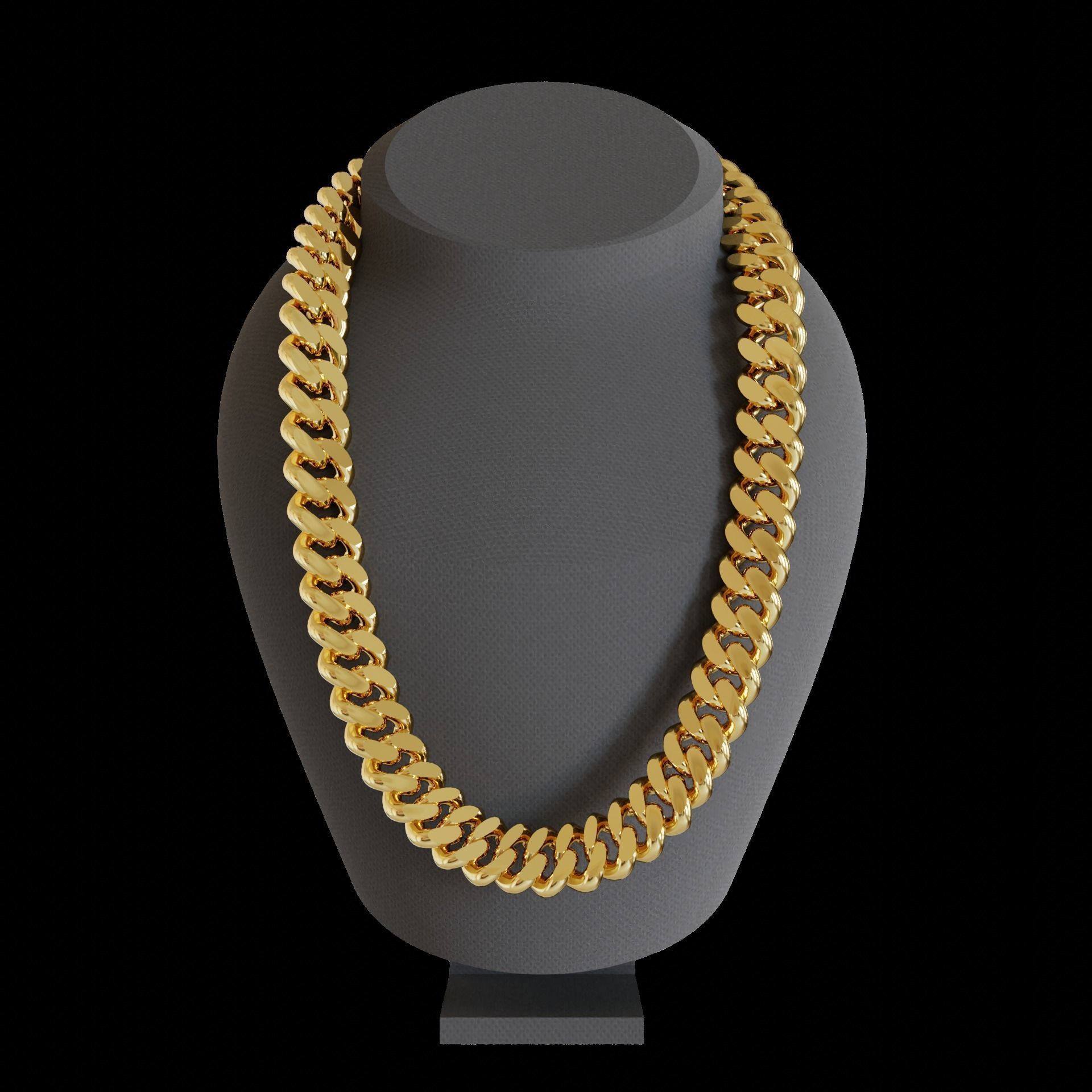 Cuban Chain free 3D model 3D printable | CGTrader