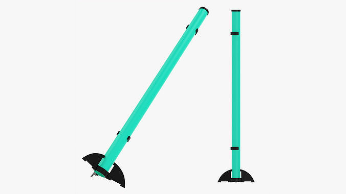 Color LED tube light free 3D model | CGTrader