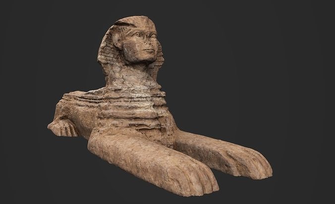 3D model Egypt Great Sphinx VR / AR / low-poly | CGTrader