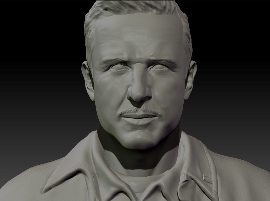 Scream 2 Dewey Riley David Arquette bust 3D model 3D printable | CGTrader