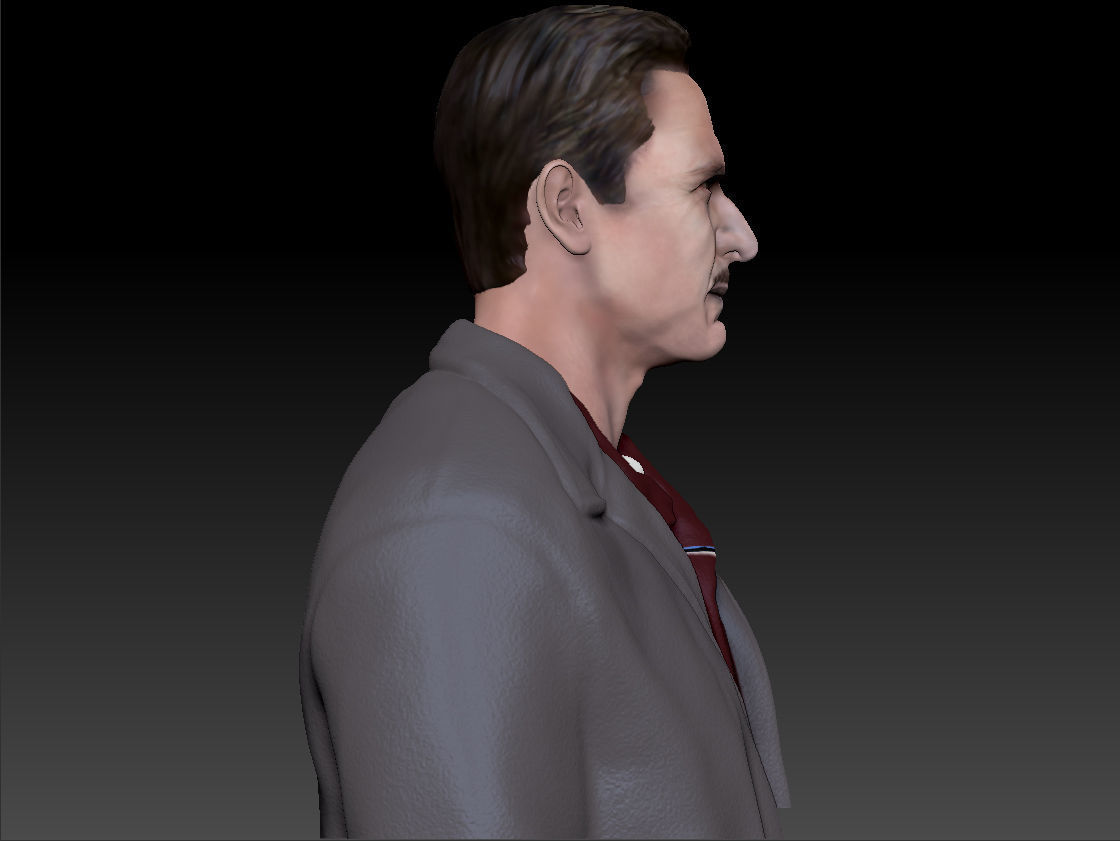 Scream 3 Dewey Riley David Arquette bust 3D model 3D printable | CGTrader