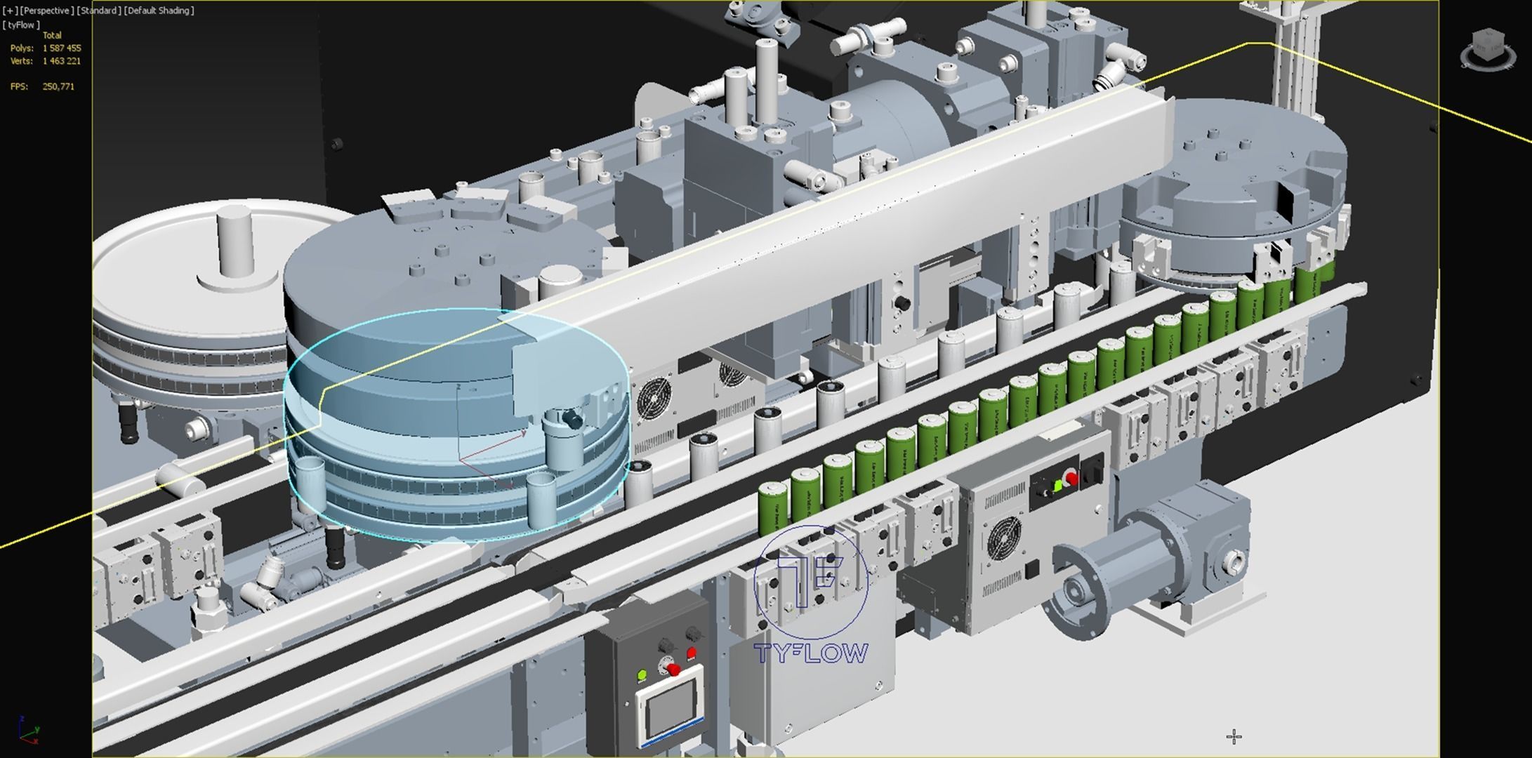 Lithium ion battery factory 3d scene 3D model animated rigged | CGTrader
