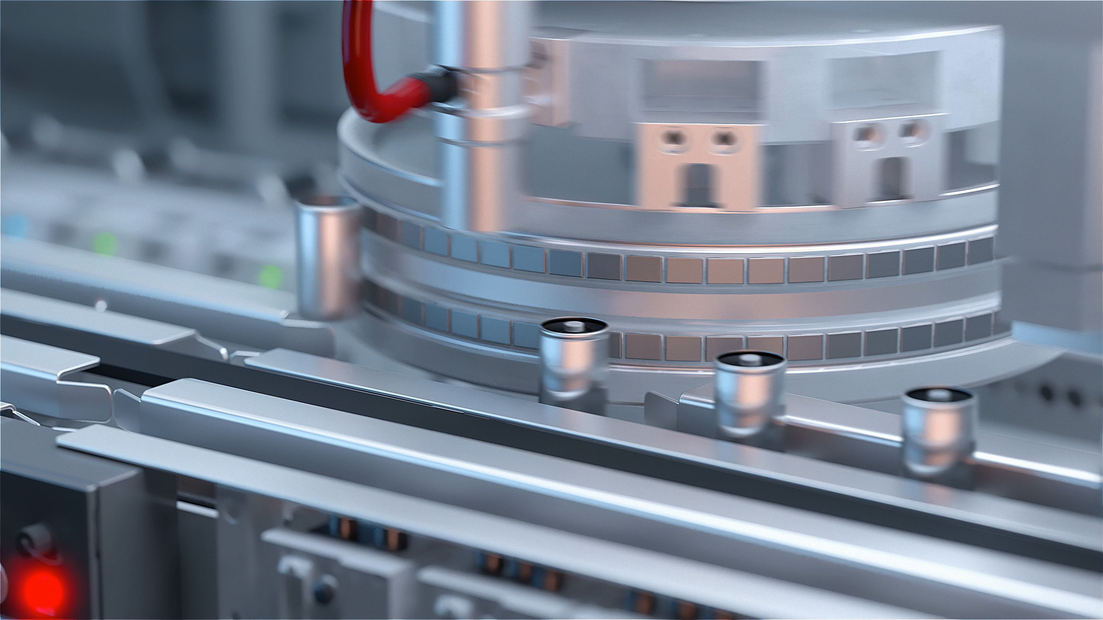 Lithium ion battery factory 3d scene 3D model animated rigged | CGTrader