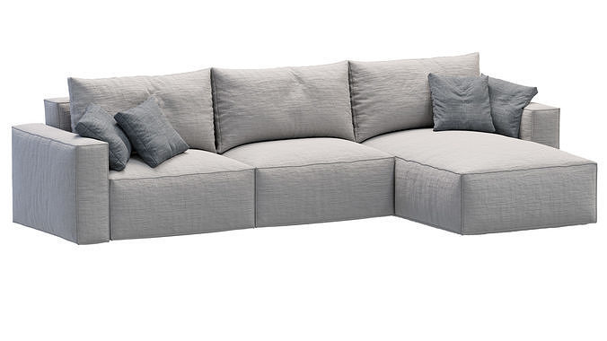 Sofa Elise stretch 3D model | CGTrader