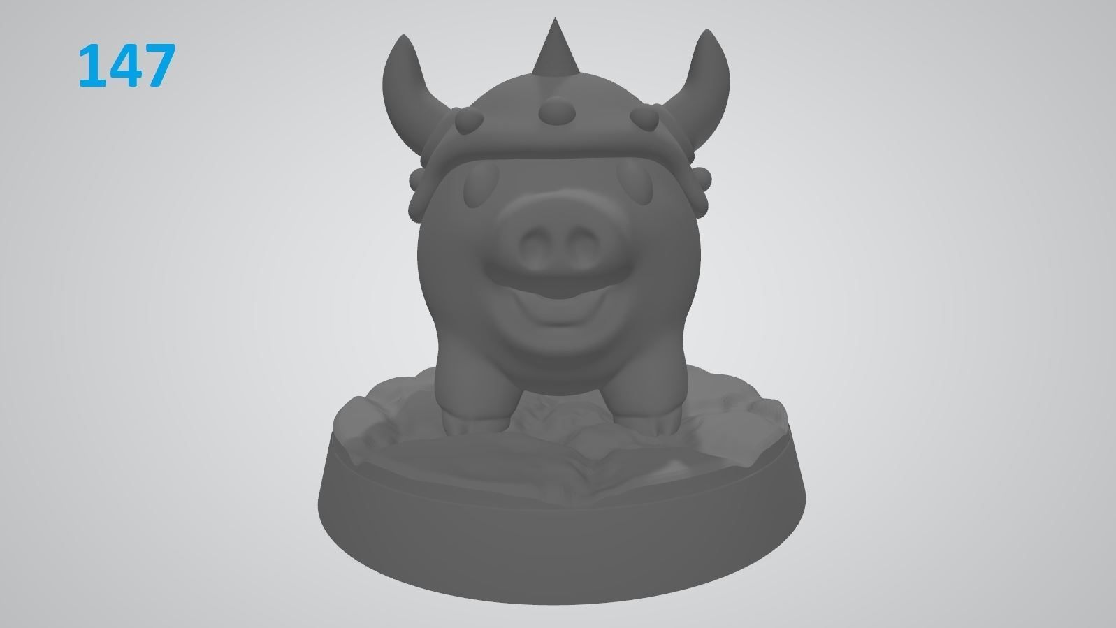 PIG-P147 3D model | CGTrader
