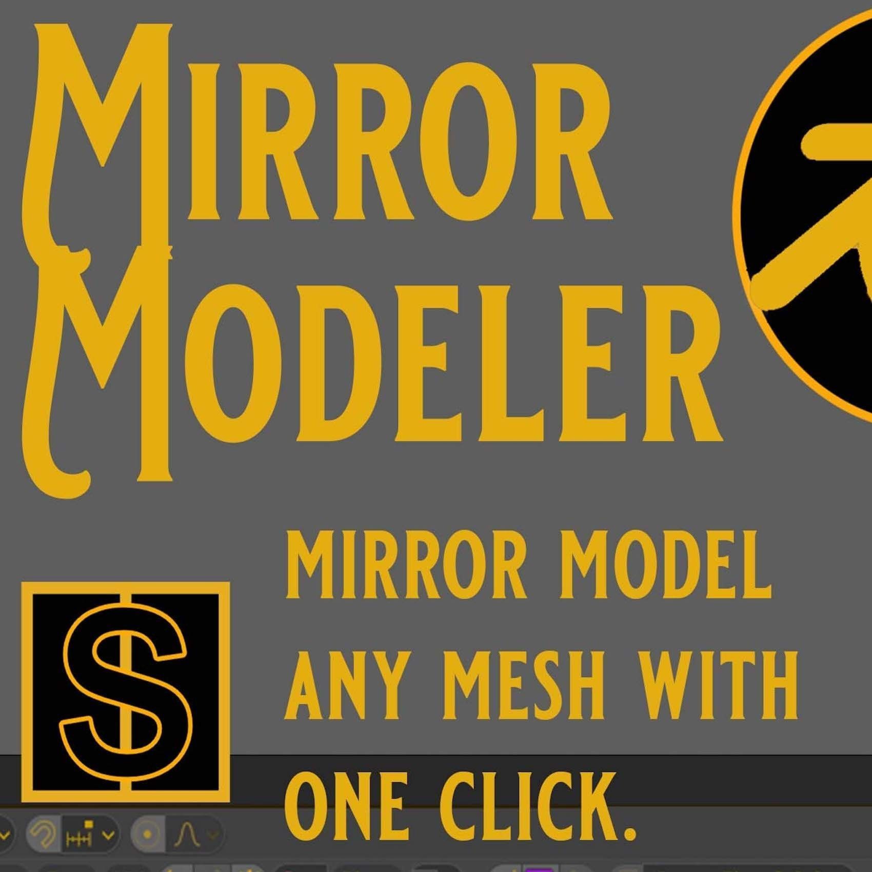 Mirror Modeling addon for Blender 3D model | CGTrader