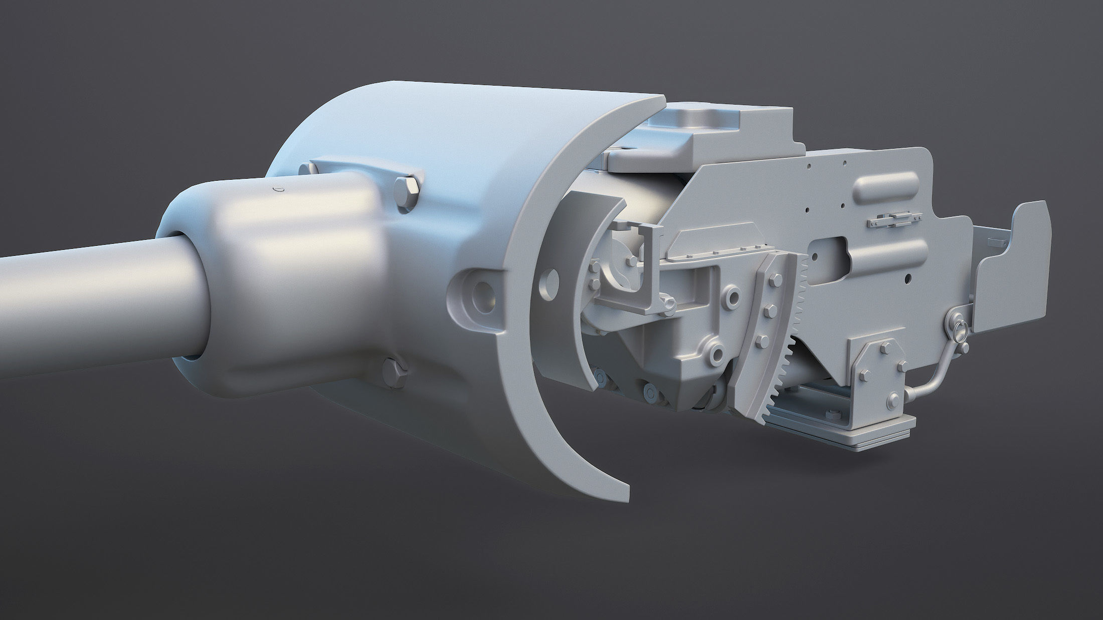 ZIS-S-53 Tank Gun 3D model | CGTrader