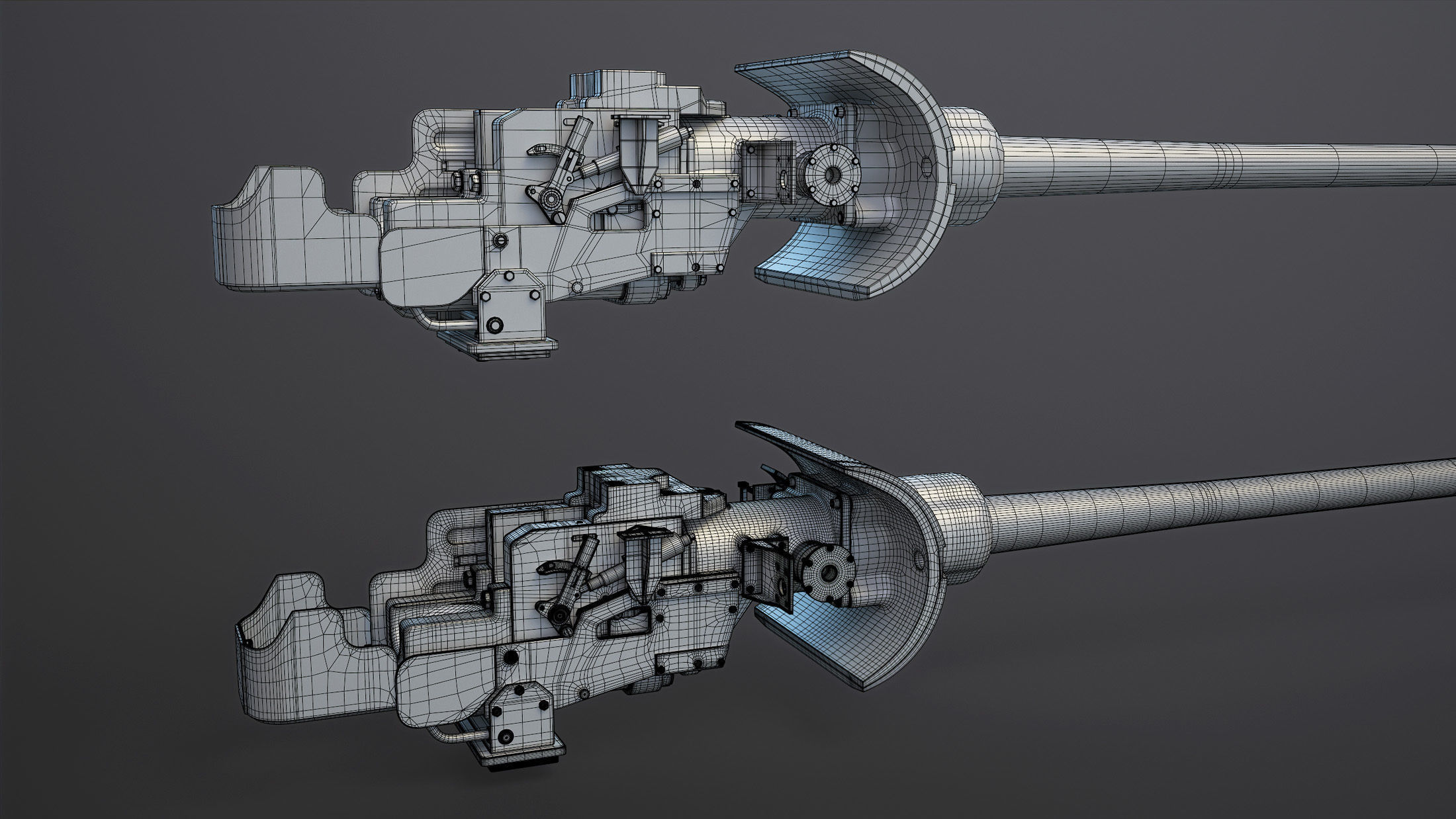 ZIS-S-53 Tank Gun 3D model | CGTrader
