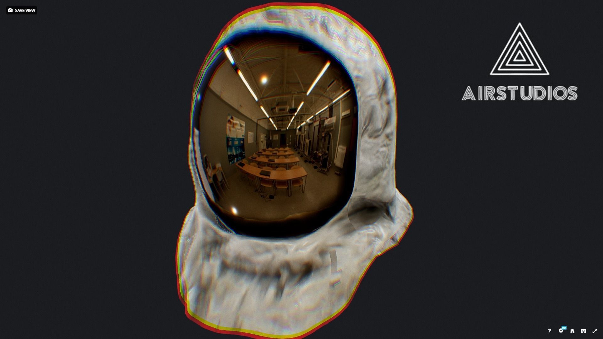 Astronaut Space Helmet Apollo 11 3D model | CGTrader