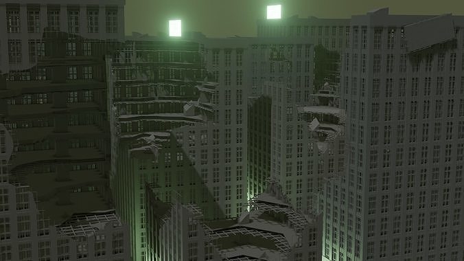 apocalyptic city free VR / AR / low-poly 3D model | CGTrader