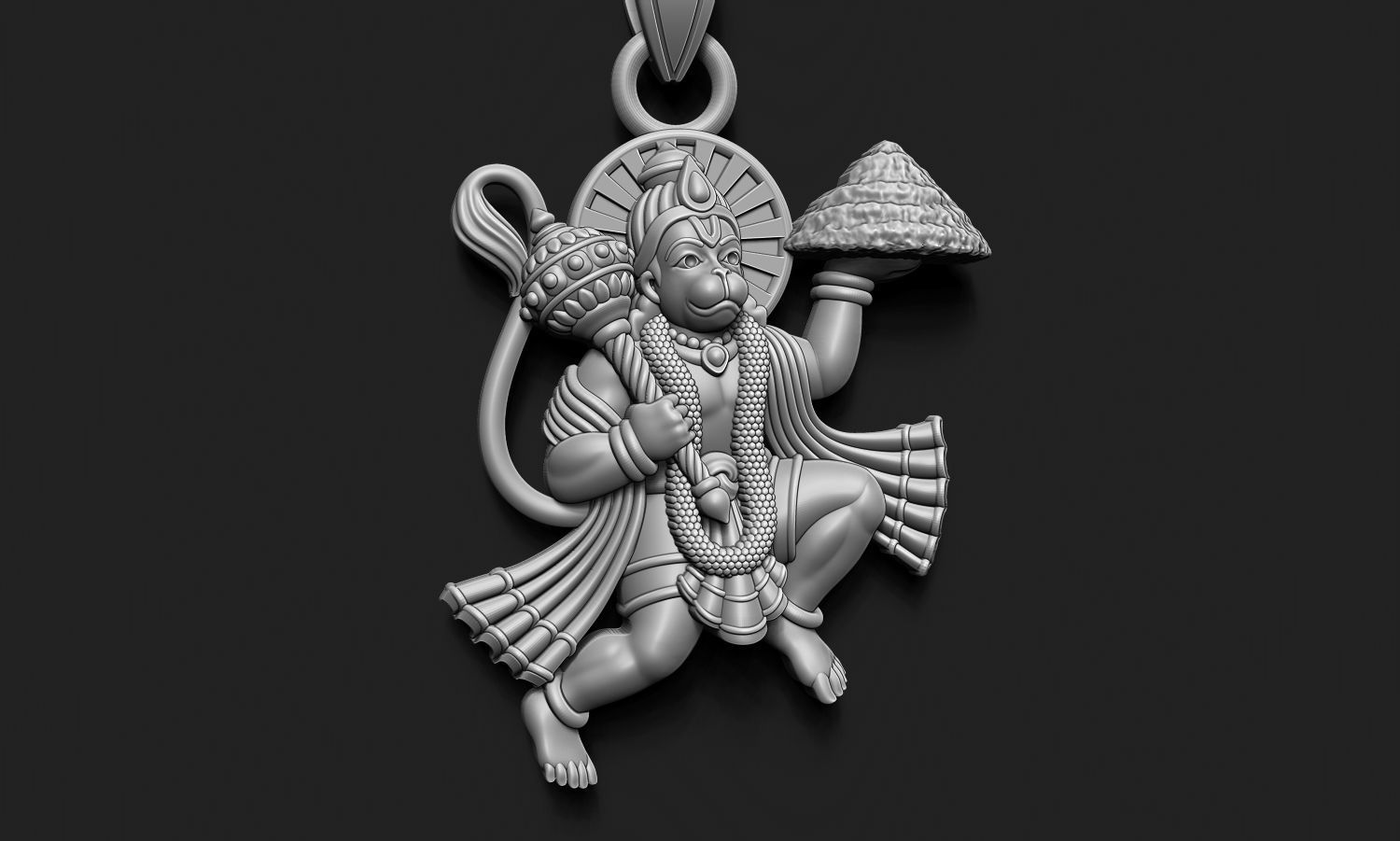 Hanuman JI 3D model 3D printable | CGTrader