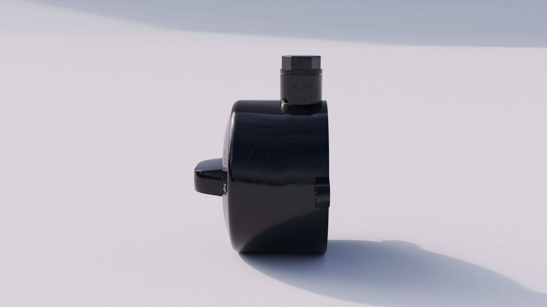 3D model Old retro russian soviet electrical light switch VR / AR / low ...