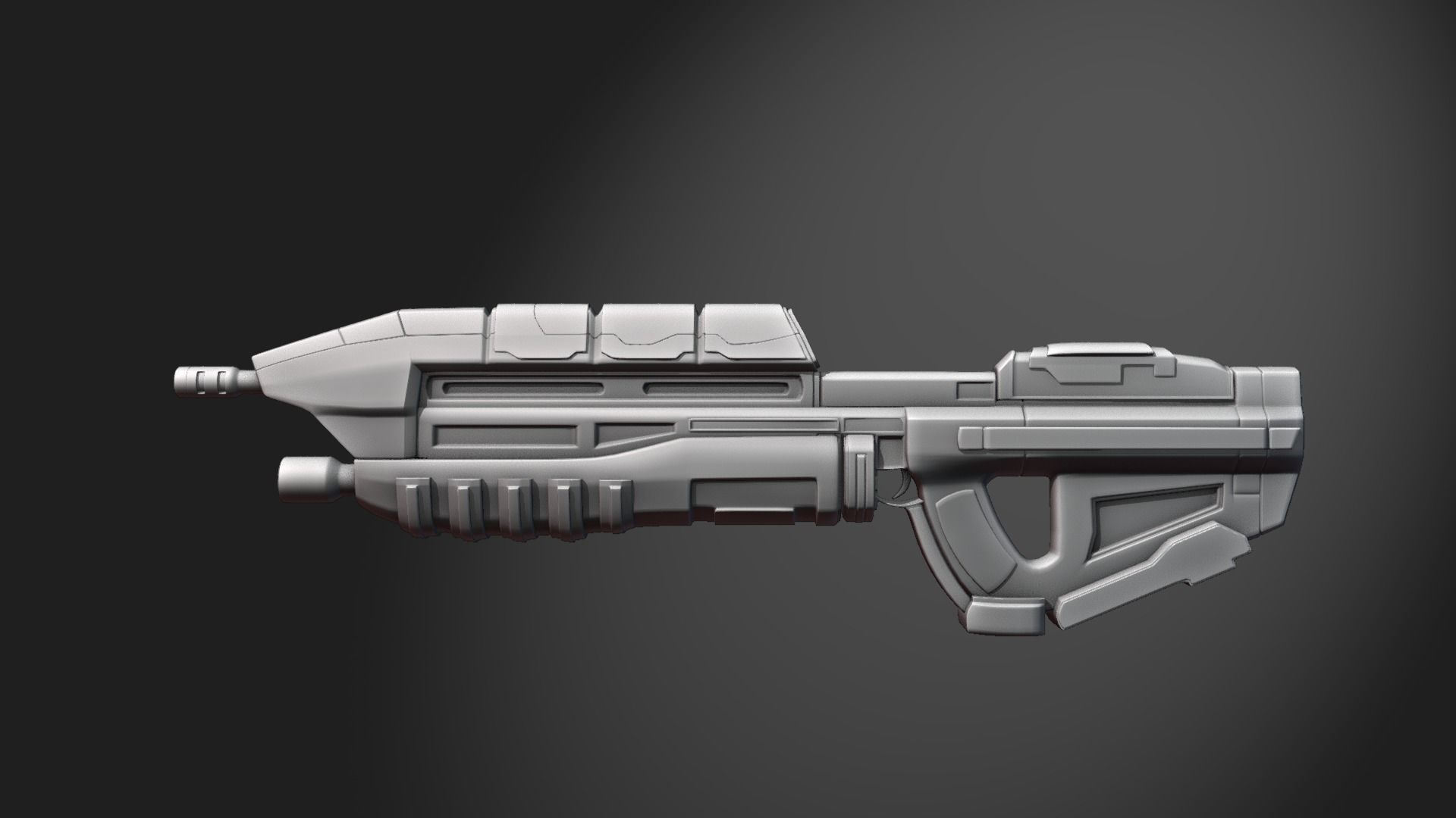 MA5B Assault Rifle 3D model | CGTrader
