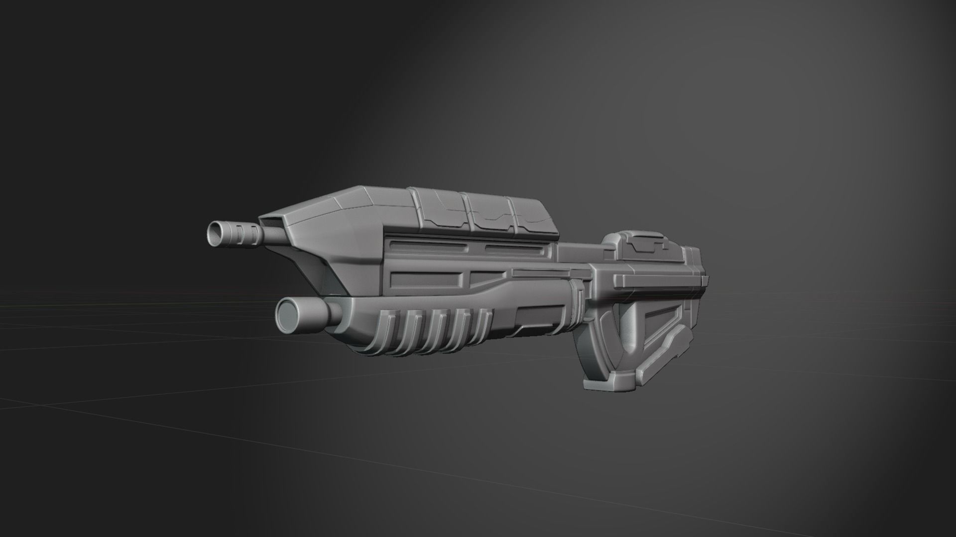 MA5B Assault Rifle 3D model | CGTrader