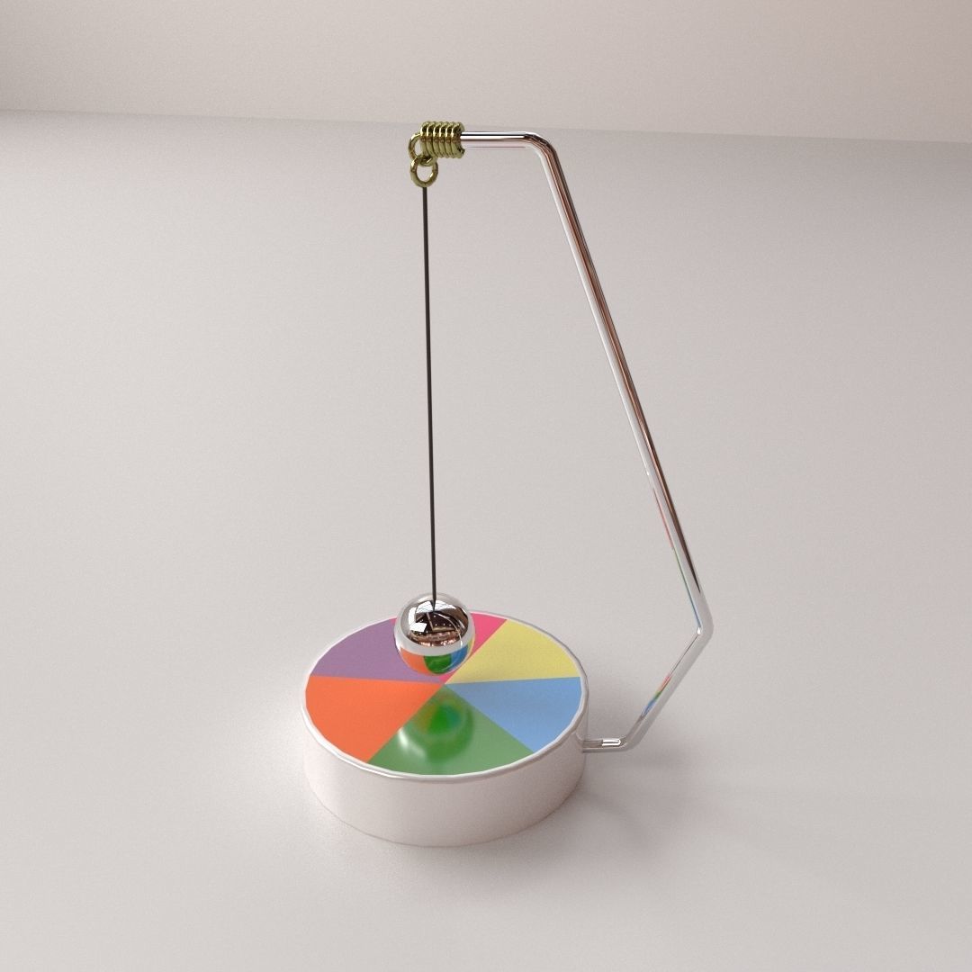Magnetic Pendulum 3D model | CGTrader
