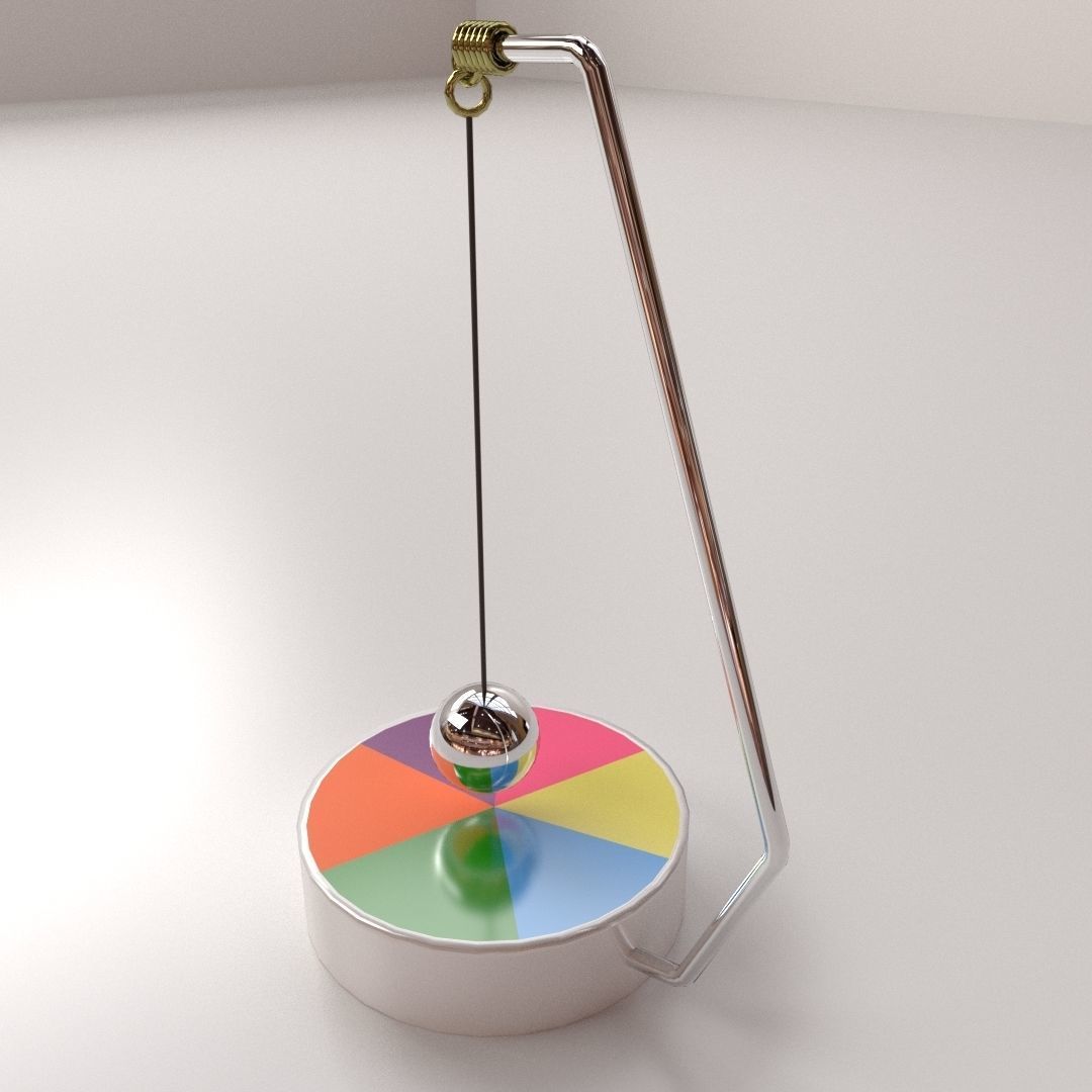 Magnetic Pendulum 3D model | CGTrader