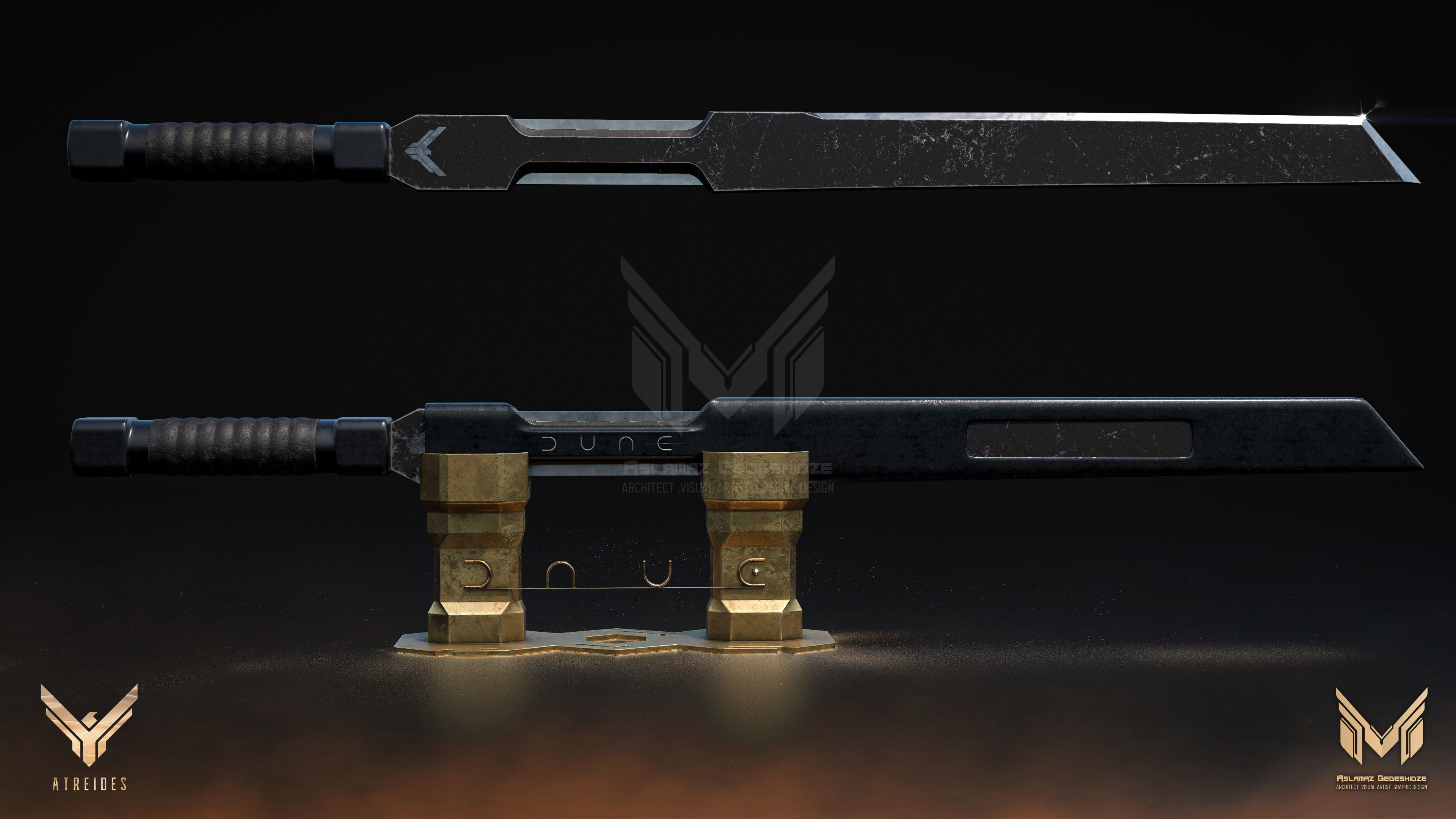 3D model Sword of Atreides DUNE VR / AR / low-poly | CGTrader