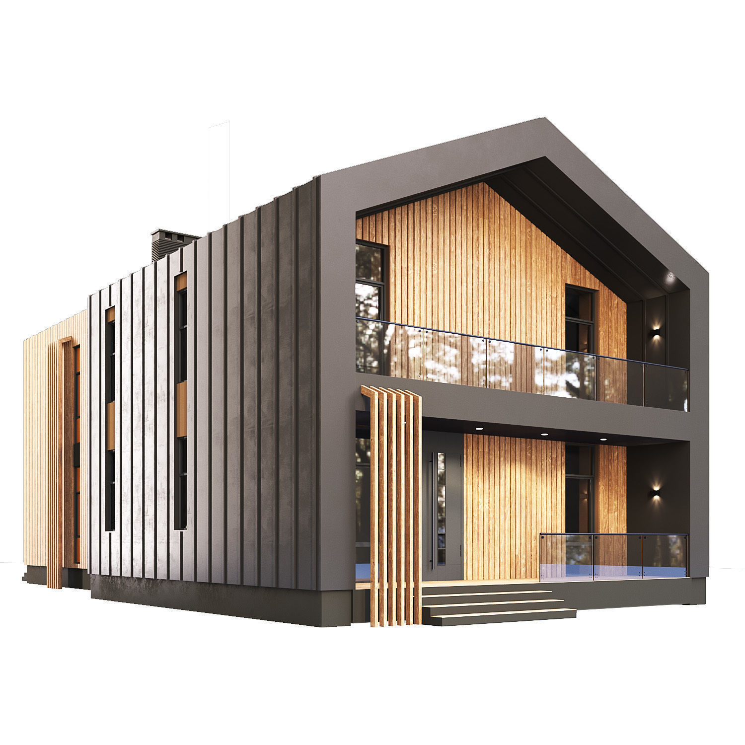 Barn House 3D model | CGTrader
