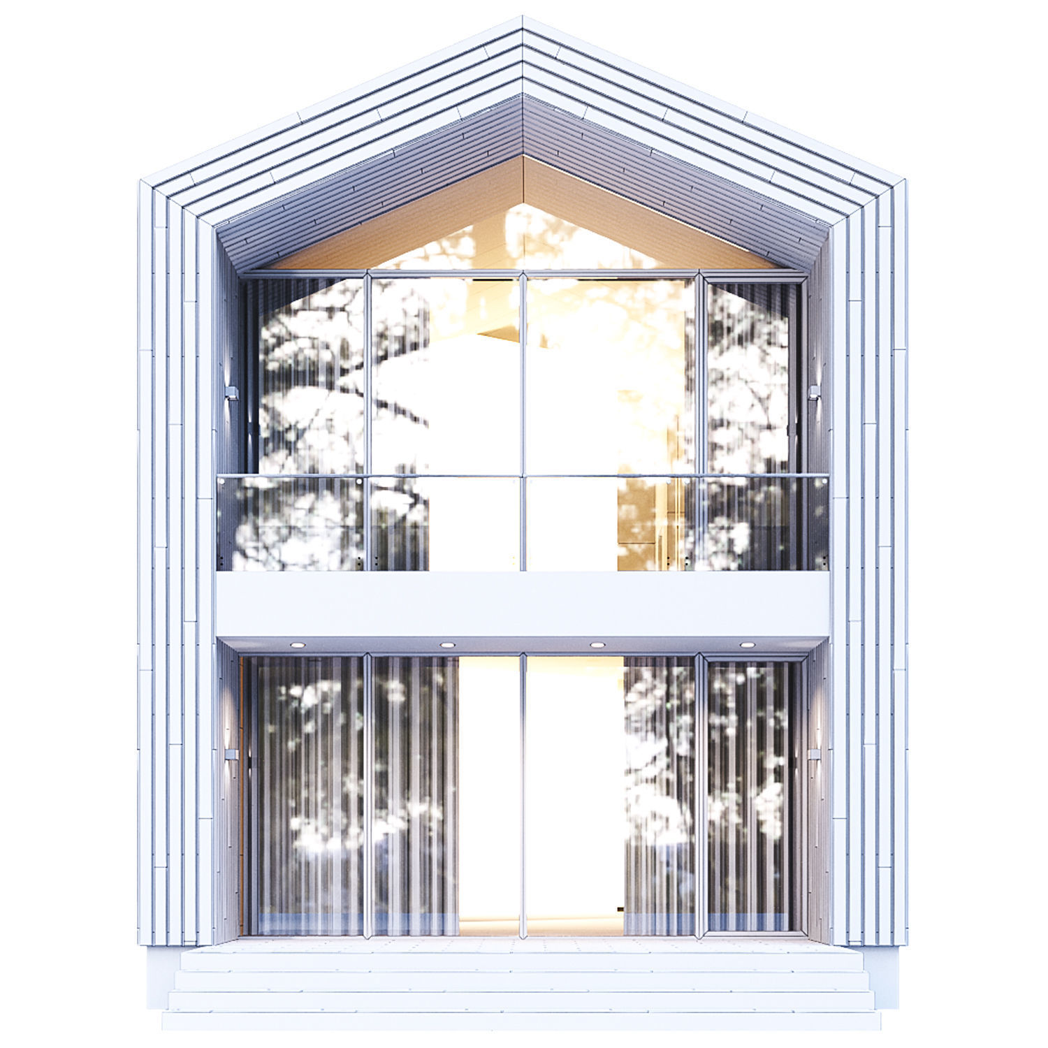 Barn House 3D model | CGTrader