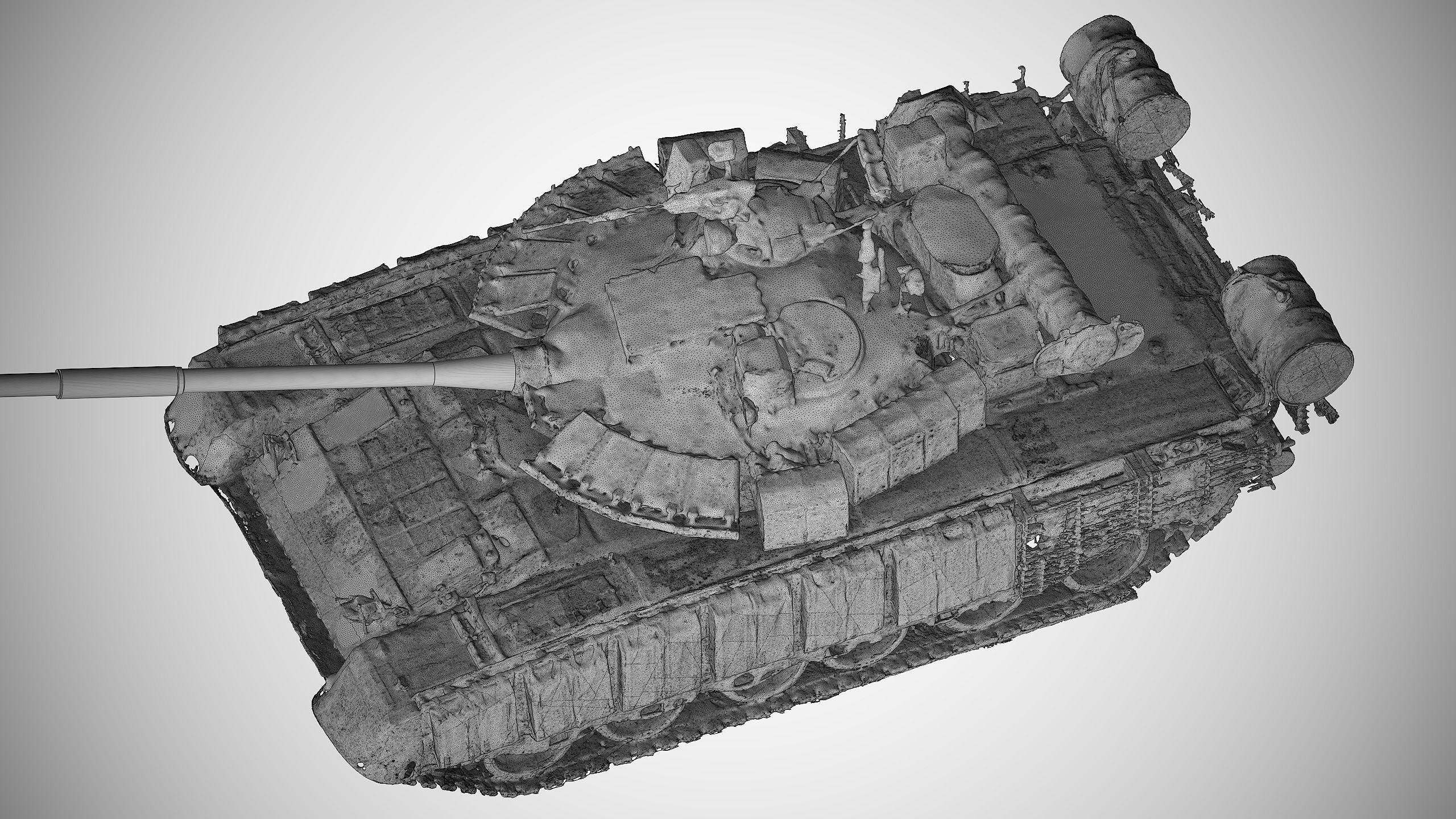 T-80BVM Raw 3D Scan 3D model | CGTrader