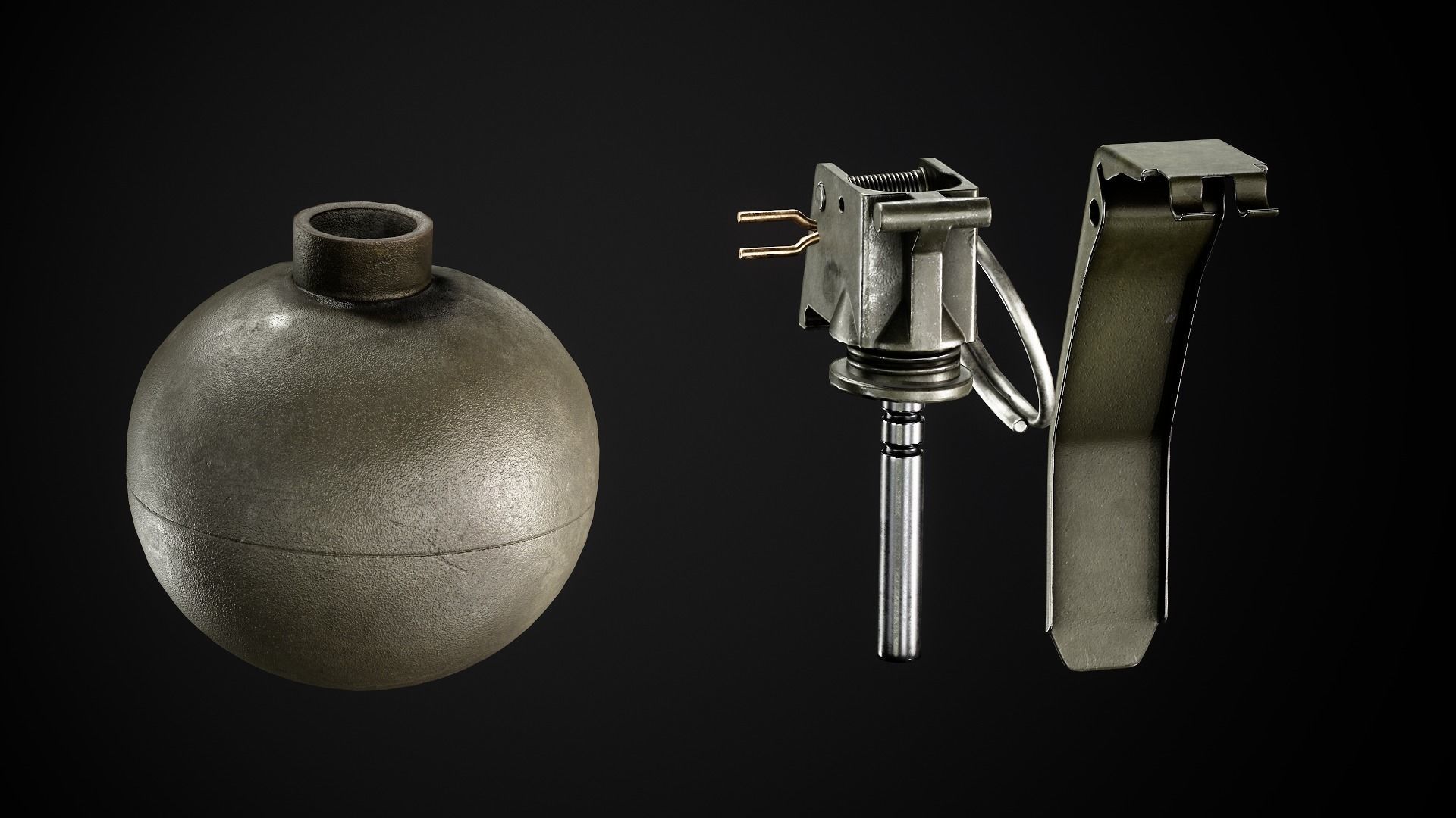3D model M67 grenade VR / AR / low-poly | CGTrader