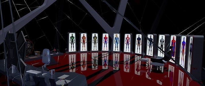 3D model Spiderman Into the Spiderverse Base VR / AR / low-poly | CGTrader