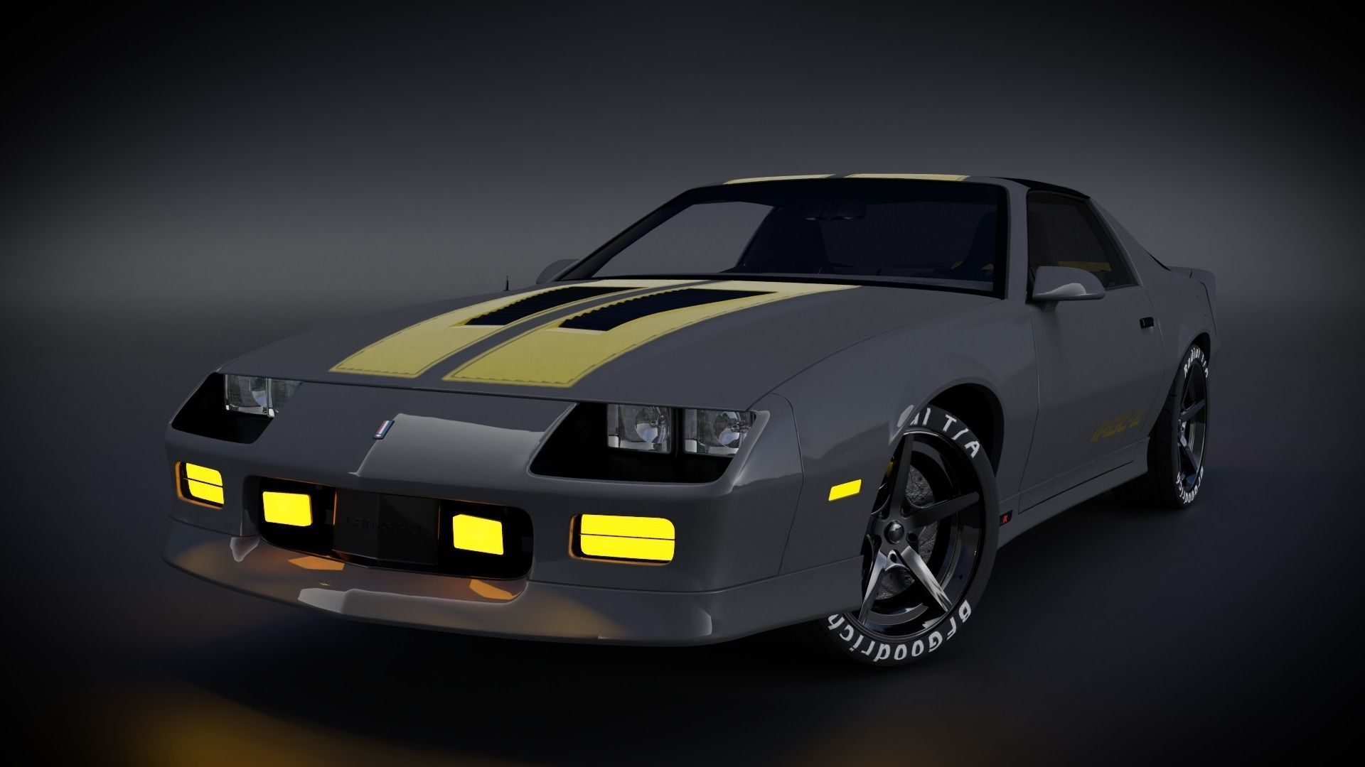 1988 Camaro IROC-Z free 3D model | CGTrader