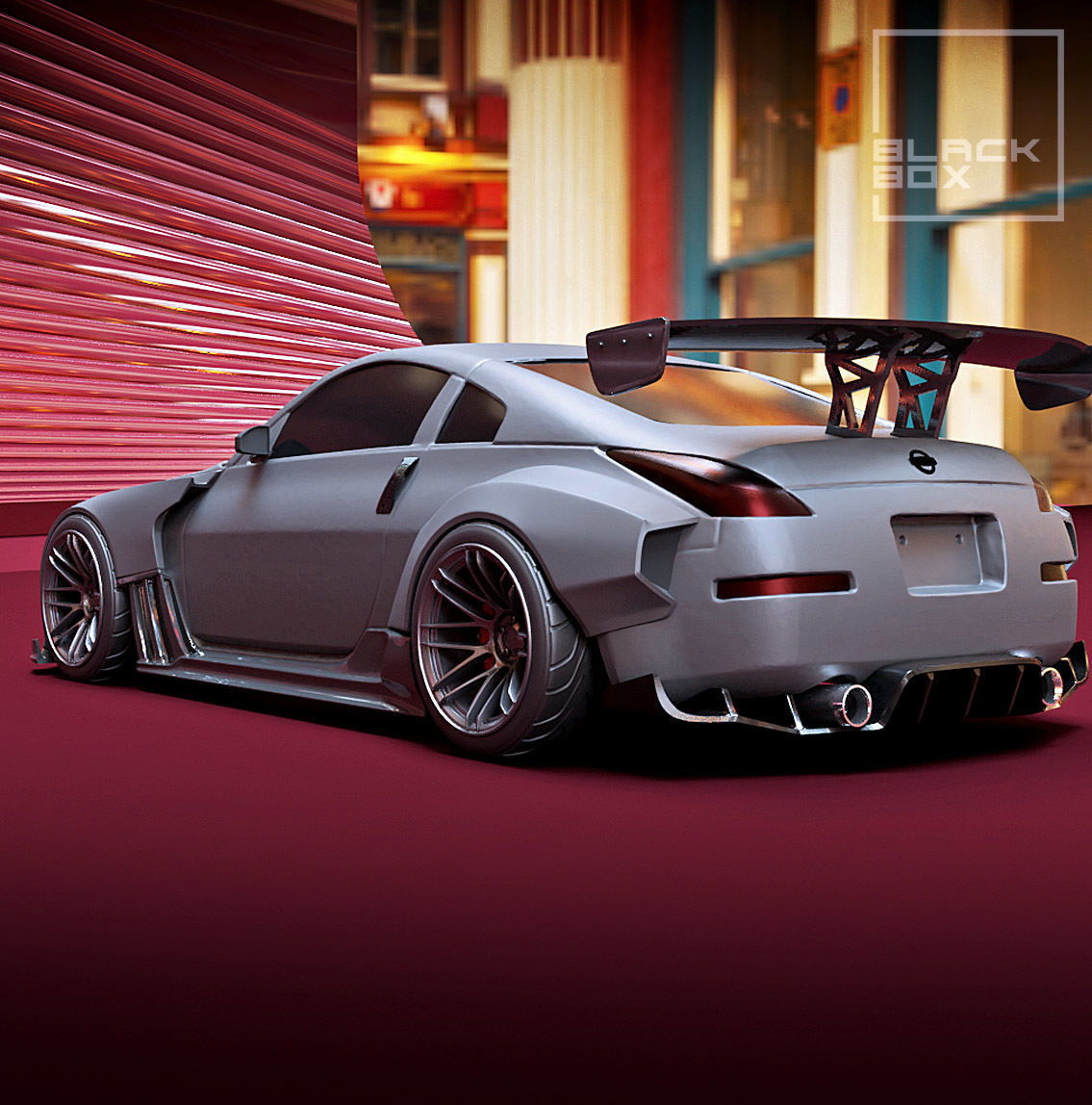 BODYKIT For 350Z Tamiya 1-24th MODELKIT 3D model 3D printable | CGTrader