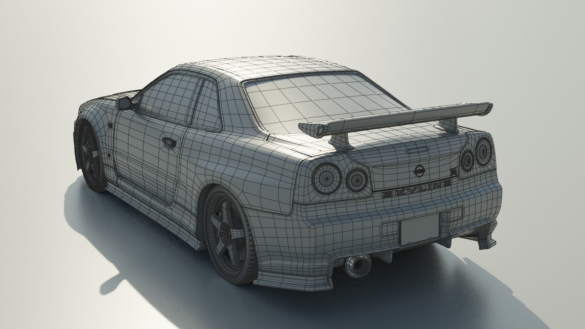Nissan GTR R-34 3D model 3D model | CGTrader