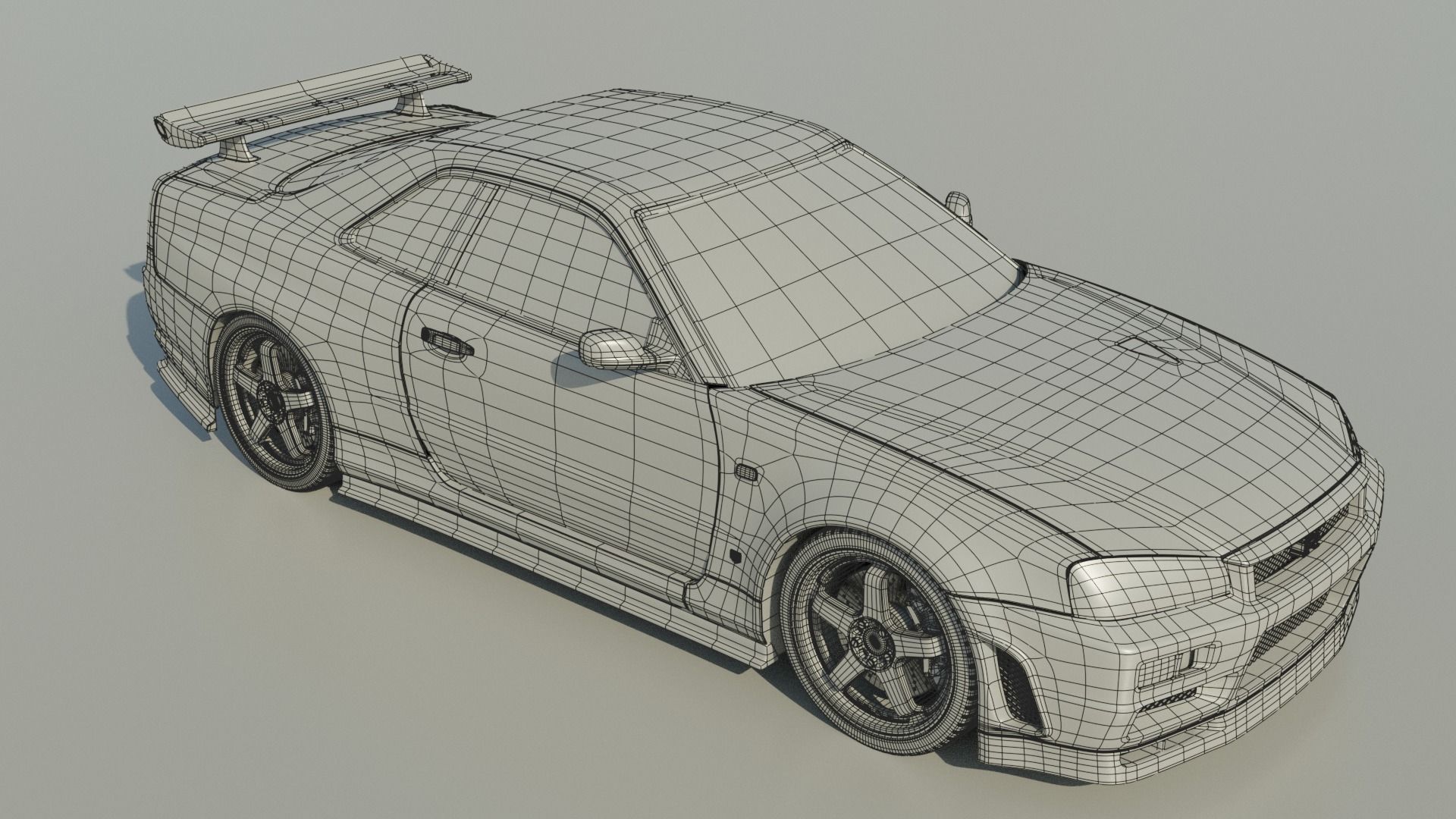 Nissan GTR R-34 3D model 3D model | CGTrader