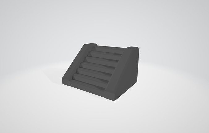 steps free 3D model | CGTrader