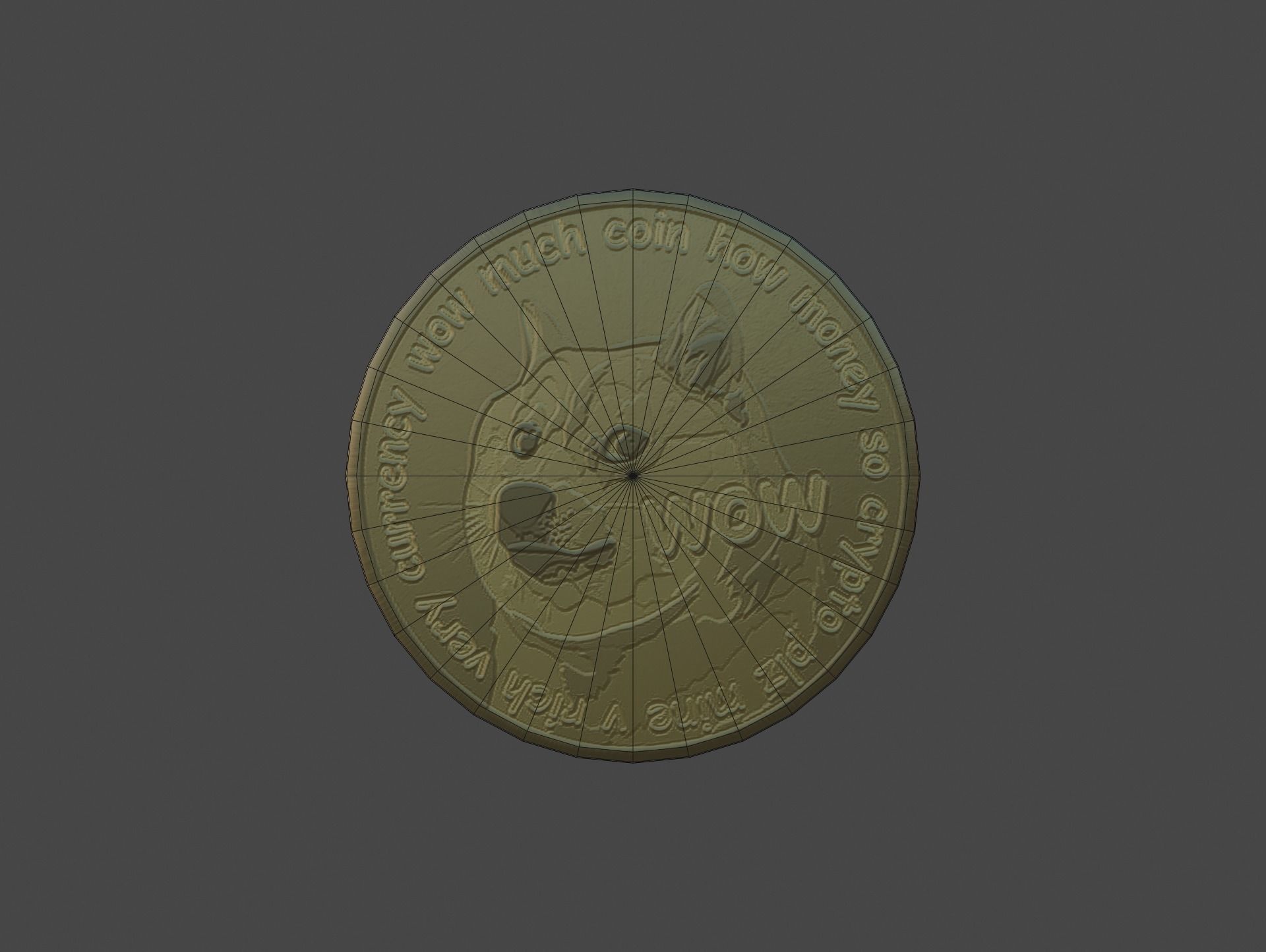 3D model Doge Coin VR / AR / low-poly | CGTrader
