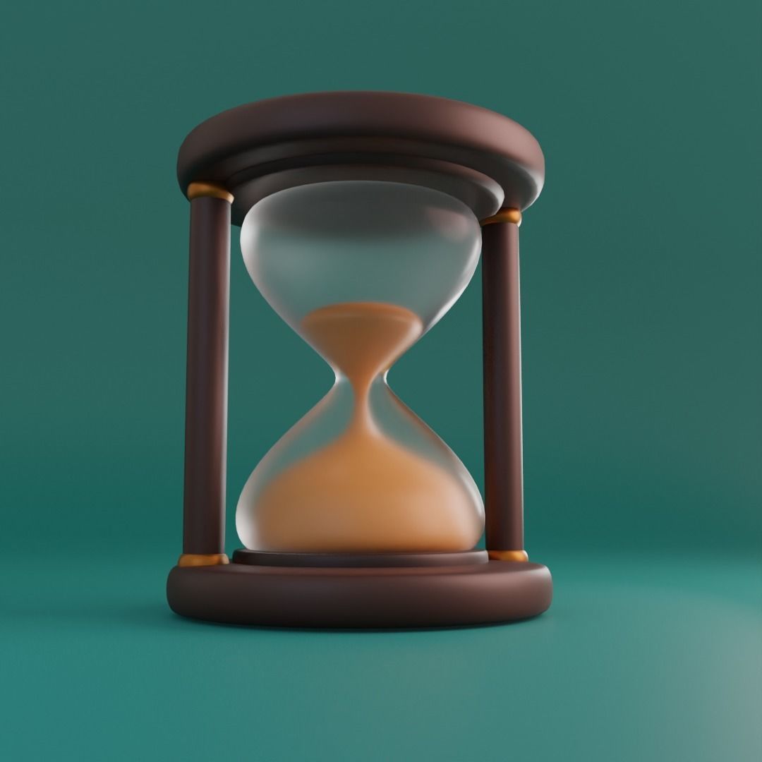 3D model Cartoon Hourglass VR / AR / low-poly | CGTrader