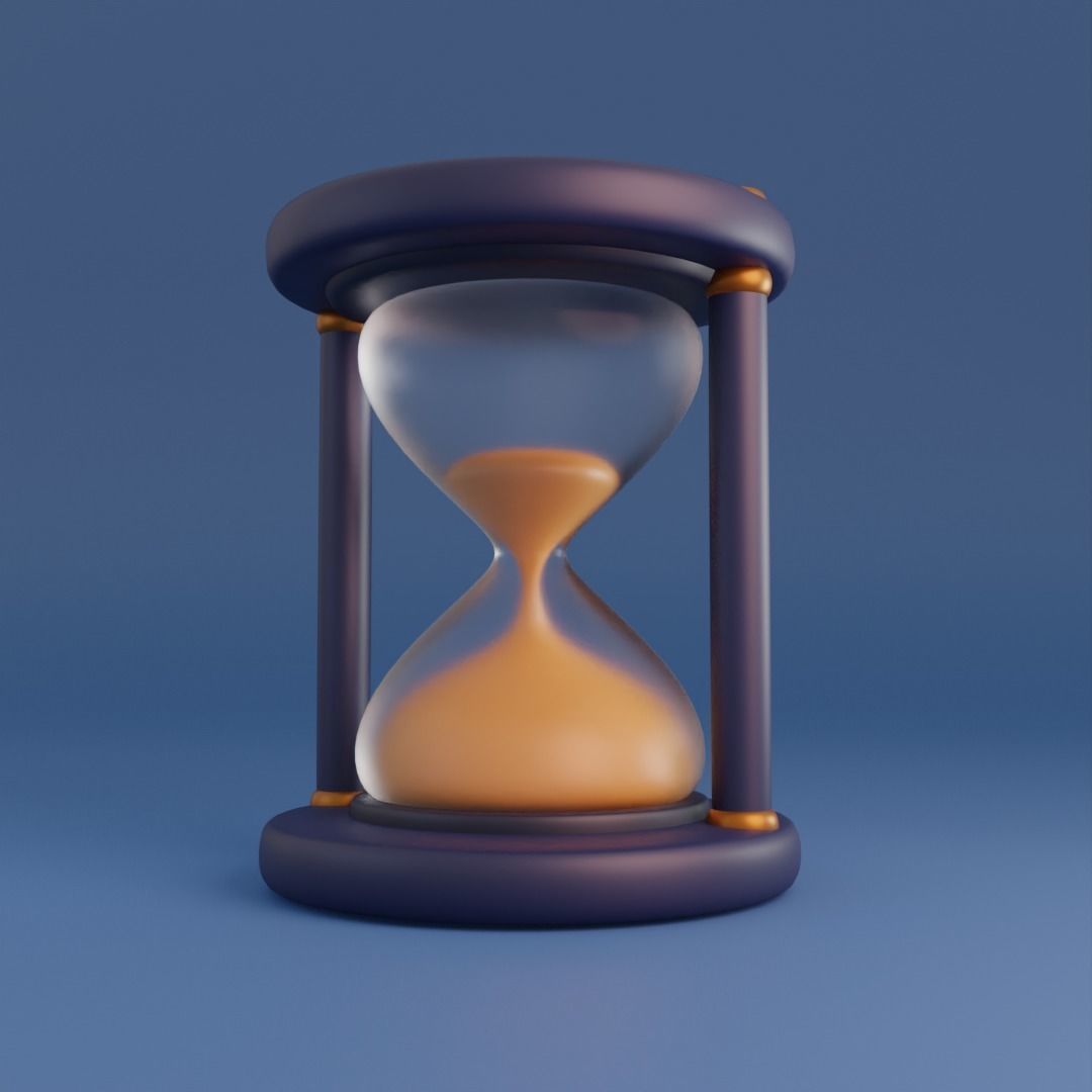 3D model Cartoon Hourglass VR / AR / low-poly | CGTrader
