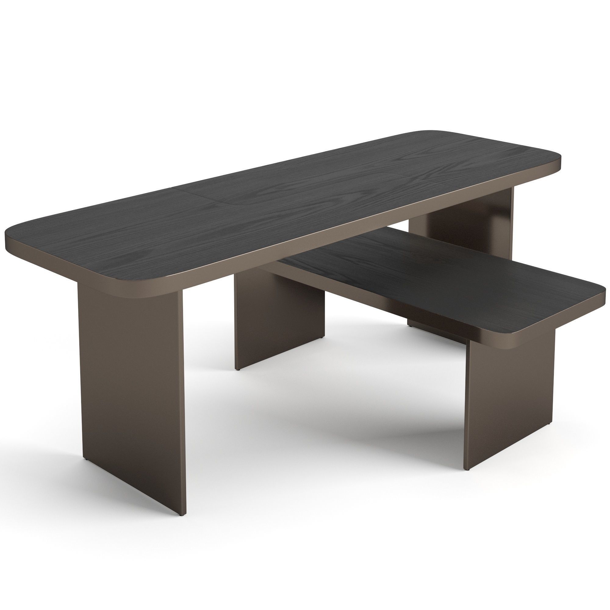 Minotti Clive coffee tables set 3D model | CGTrader