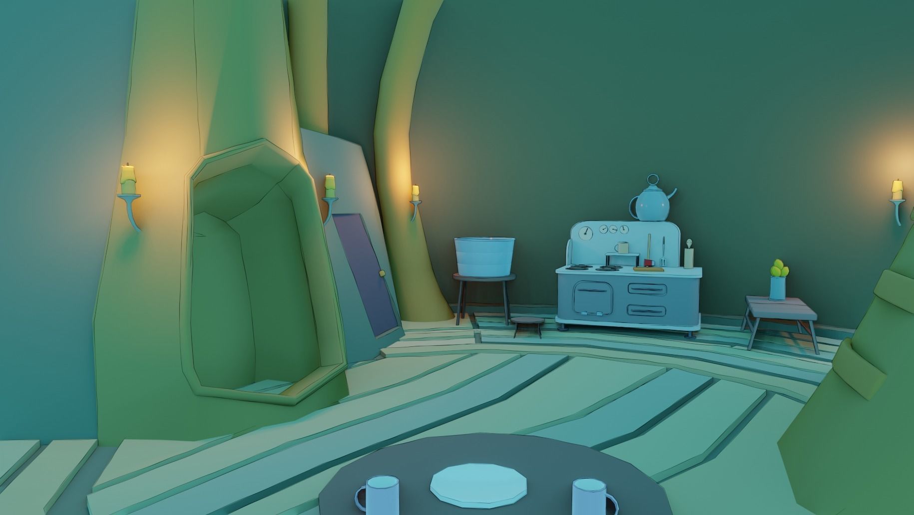 3D model Adventure time Tree house VR / AR / low-poly | CGTrader