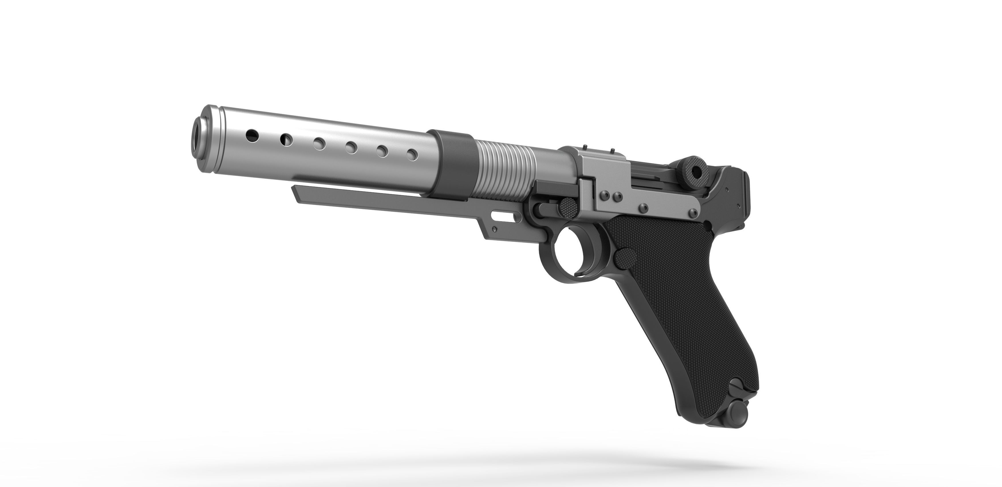Blaster pistol A-180 from the movie Rogue One A Star Wars Story 3D ...