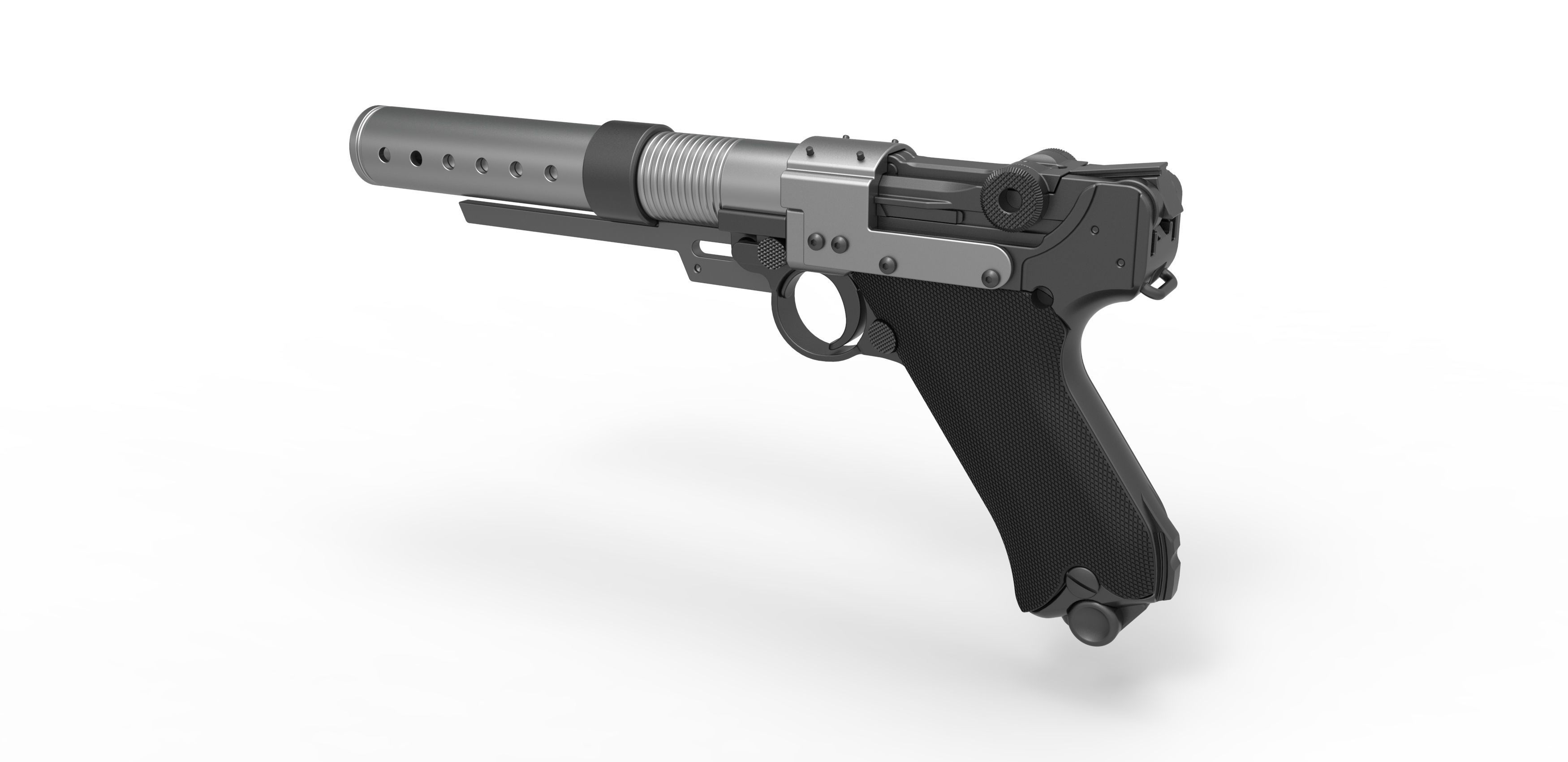 Blaster pistol A-180 from the movie Rogue One A Star Wars Story 3D ...