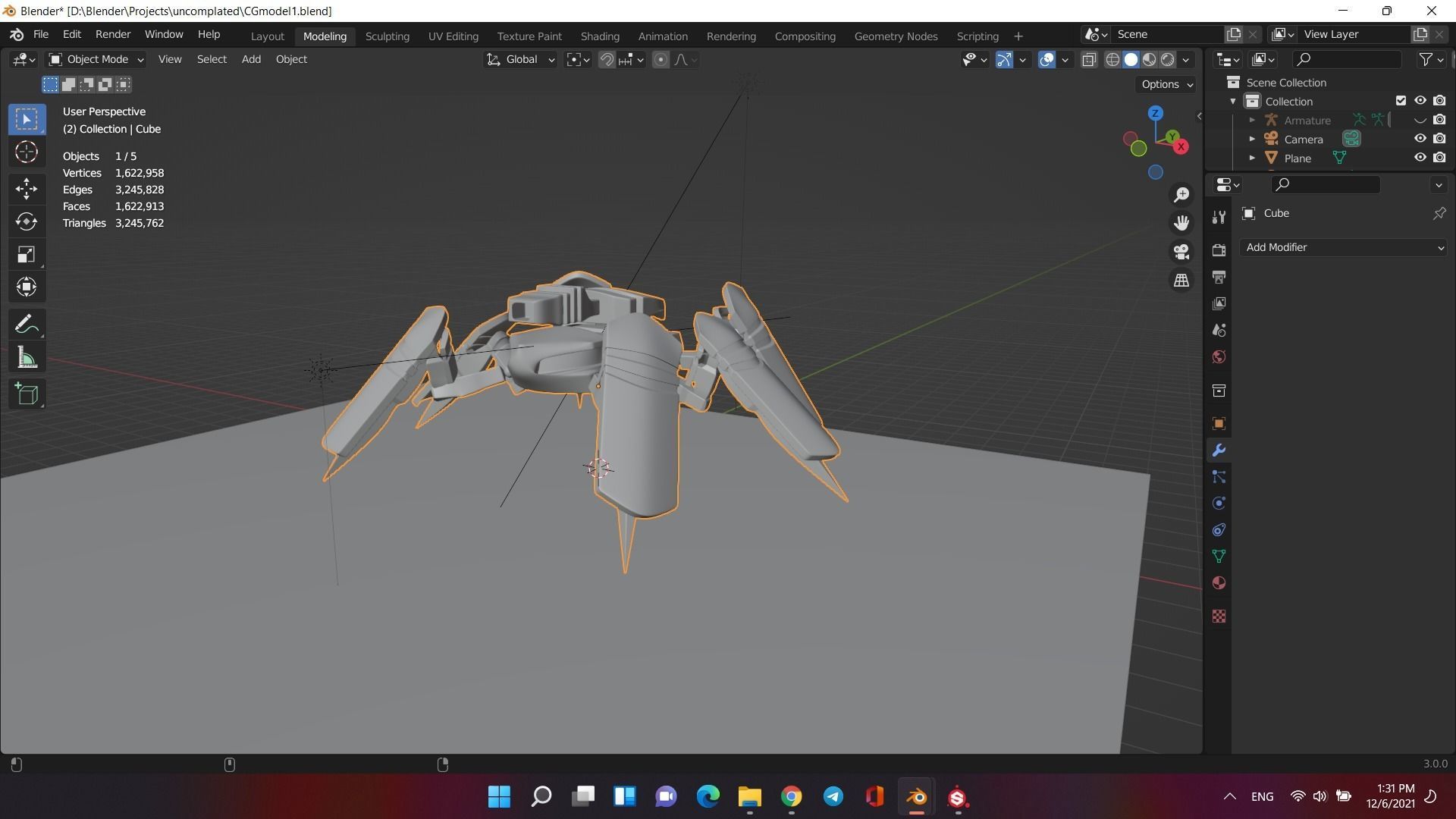 3D model super Spider sci-fi with texture free 3D model | CGTrader