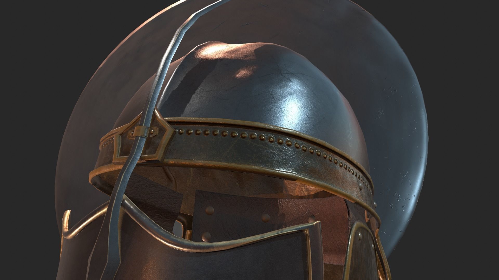 3D model Unsullied helmet and shield VR / AR / low-poly | CGTrader