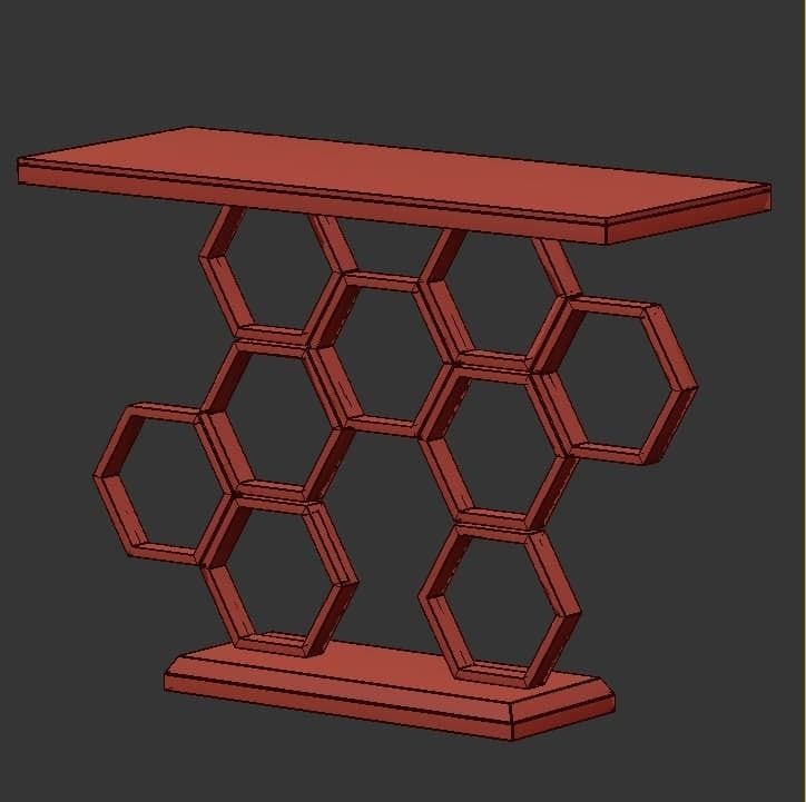 LUX-267 HIVE CONSOLE TABLE 3D model | CGTrader